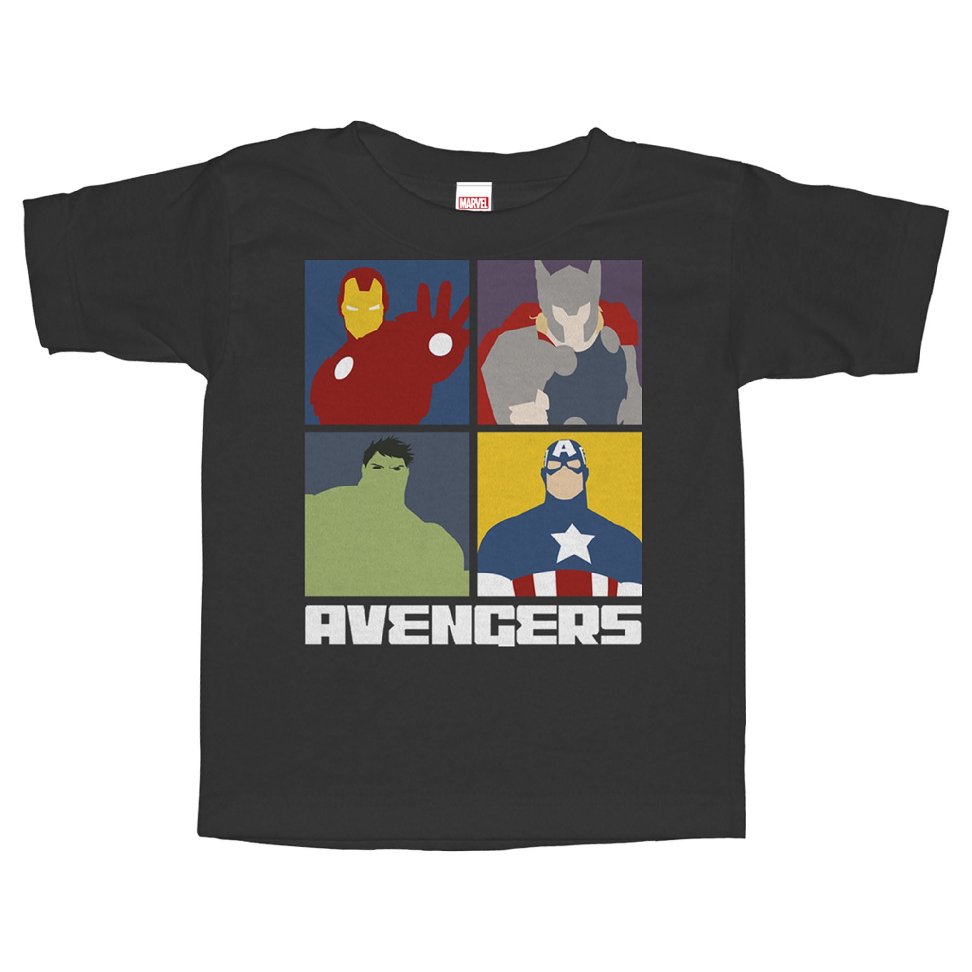 Toddler's Marvel Avengers Assemble Graphic Tee Black 4T - Walmart.com