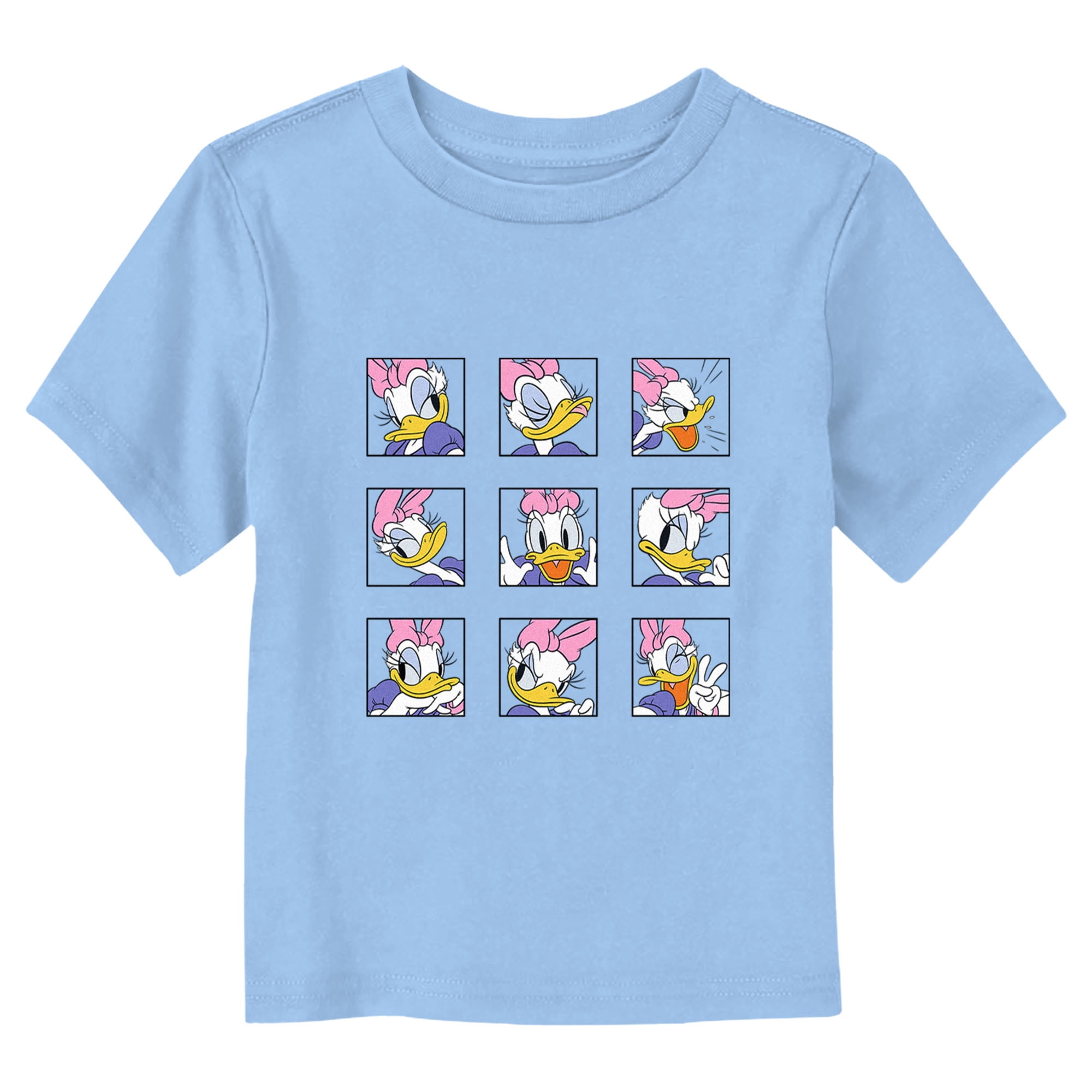 Toddler's Mickey & Friends Daisy Duck Face Expressions Graphic Tee ...