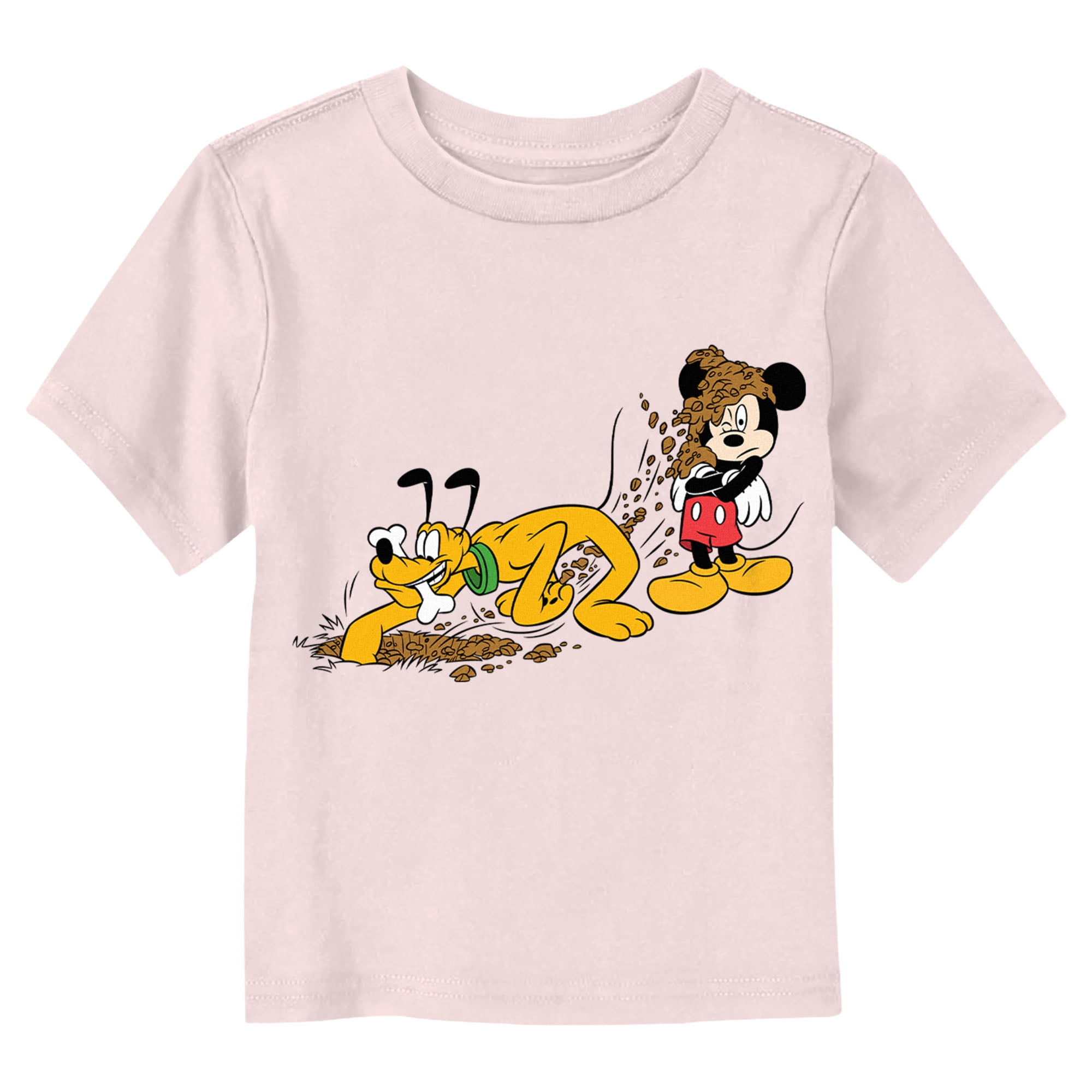 Toddler's Mickey & Friends Goofy Digging Graphic Tee Light Pink 3T ...