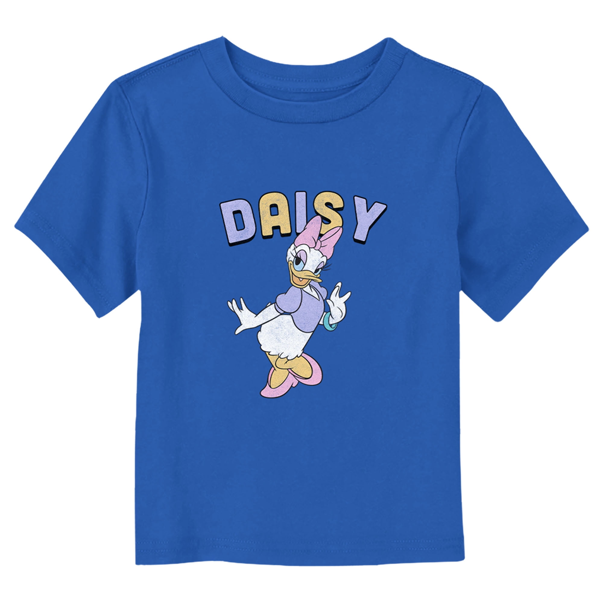 Toddler's Mickey & Friends Retro Daisy Duck Graphic Tee Royal Blue 3T ...