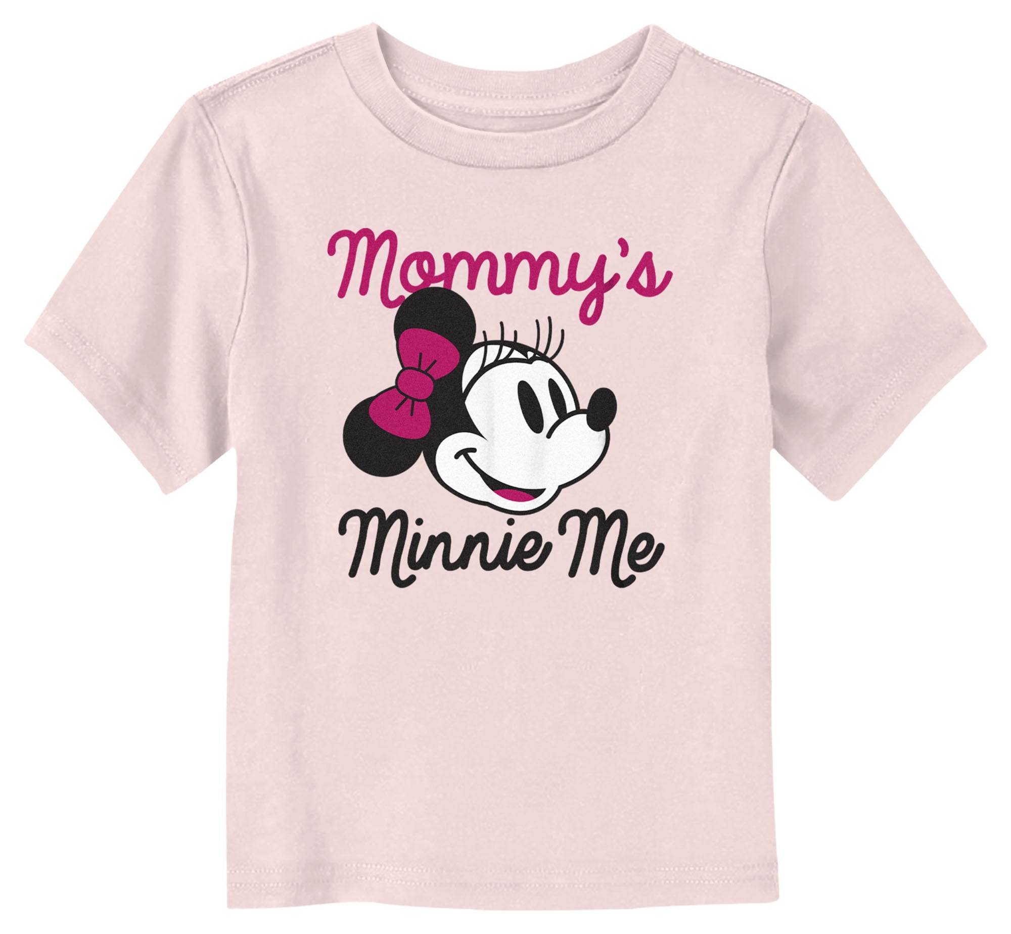 Toddler's Minnie Mouse Mommy's Minnie Me Portrait Graphic Tee Light ...