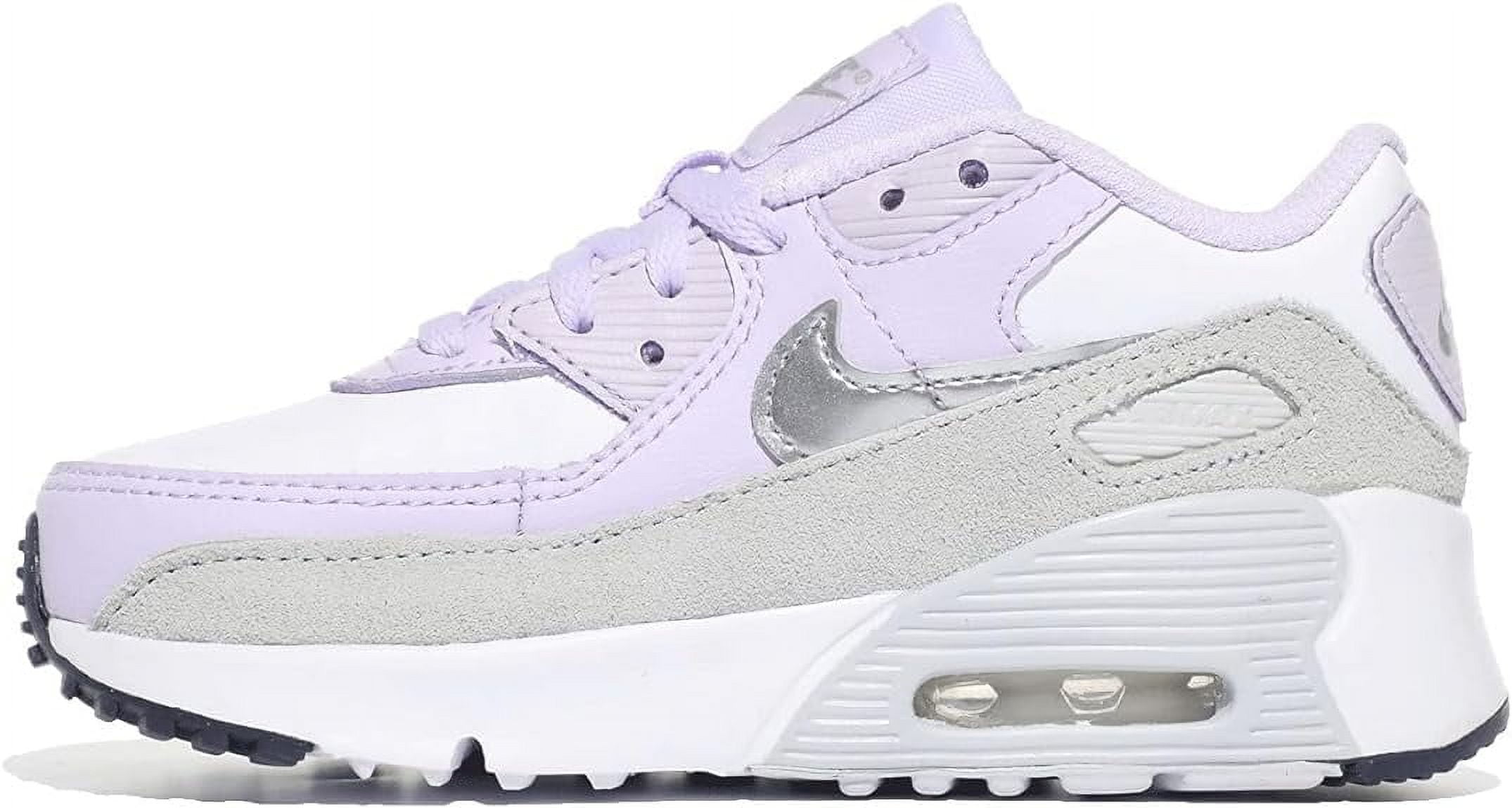 Toddler's Nike Air Max 90 LTR White/Metallic Silver (CD6868 123) - 7 ...