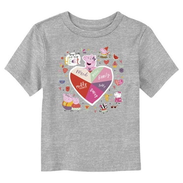 Peppa Pig Girls Pretty Peppa T-Shirt White Sizes 3T-8 - Walmart.com