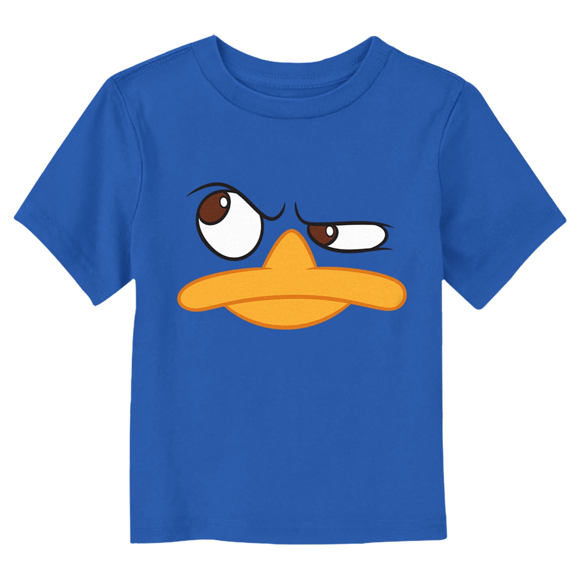 Toddler's Phineas and Ferb Perry the Platypus Face Graphic Tee Royal ...