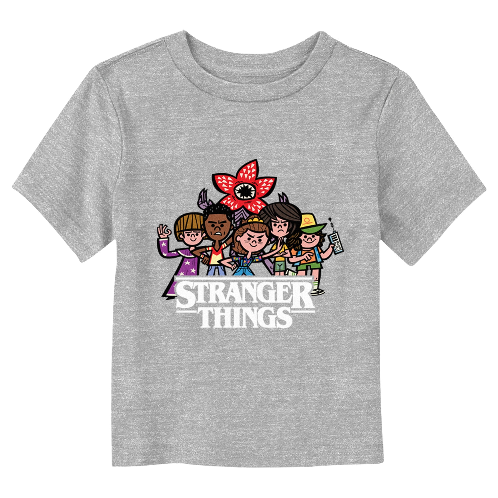 Toddler's Stranger Things Animated Characters Logo Graphic T-Shirt ...