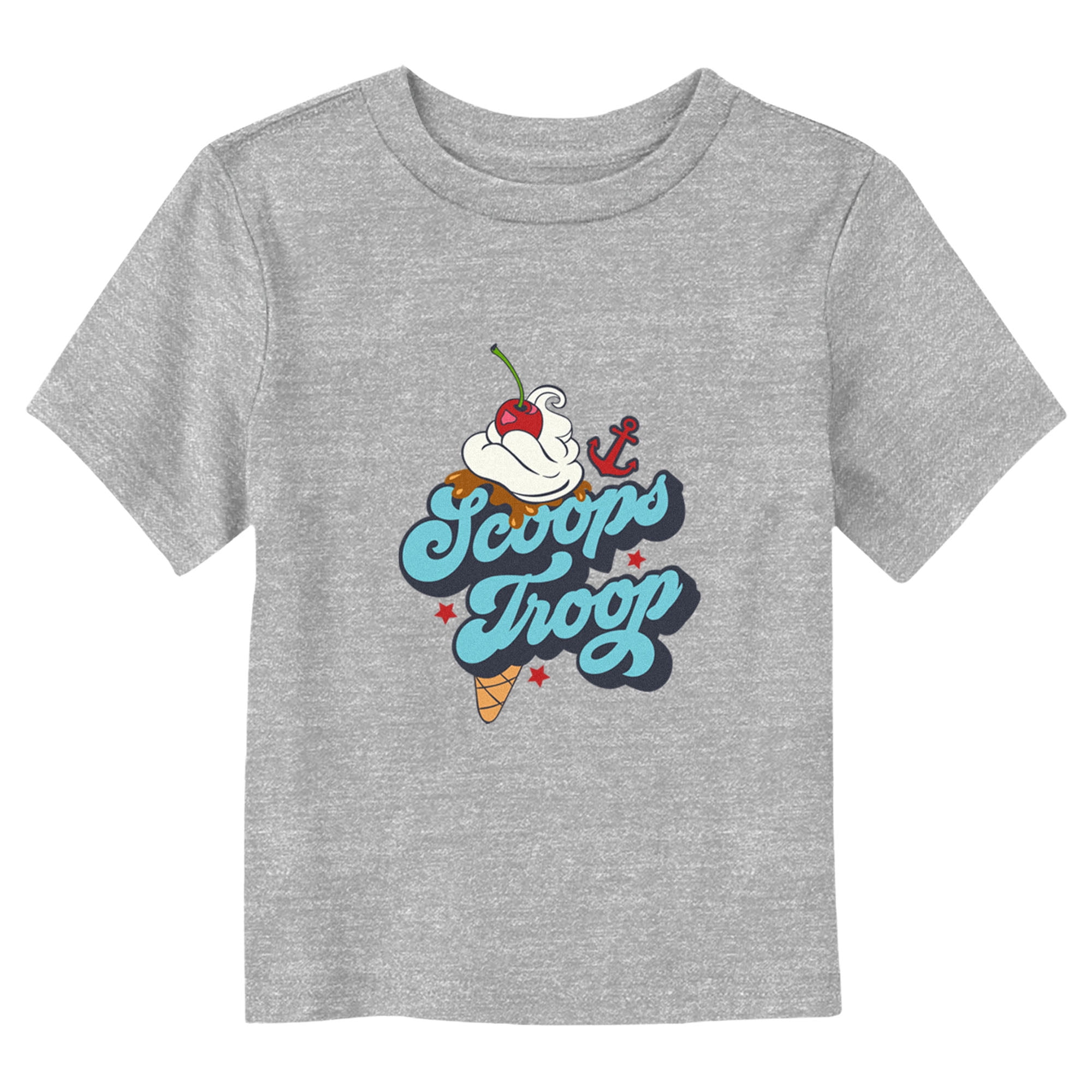 Netflix Toddler's Stranger Things Scoops Troop Ice Cone Logo Graphic T ...