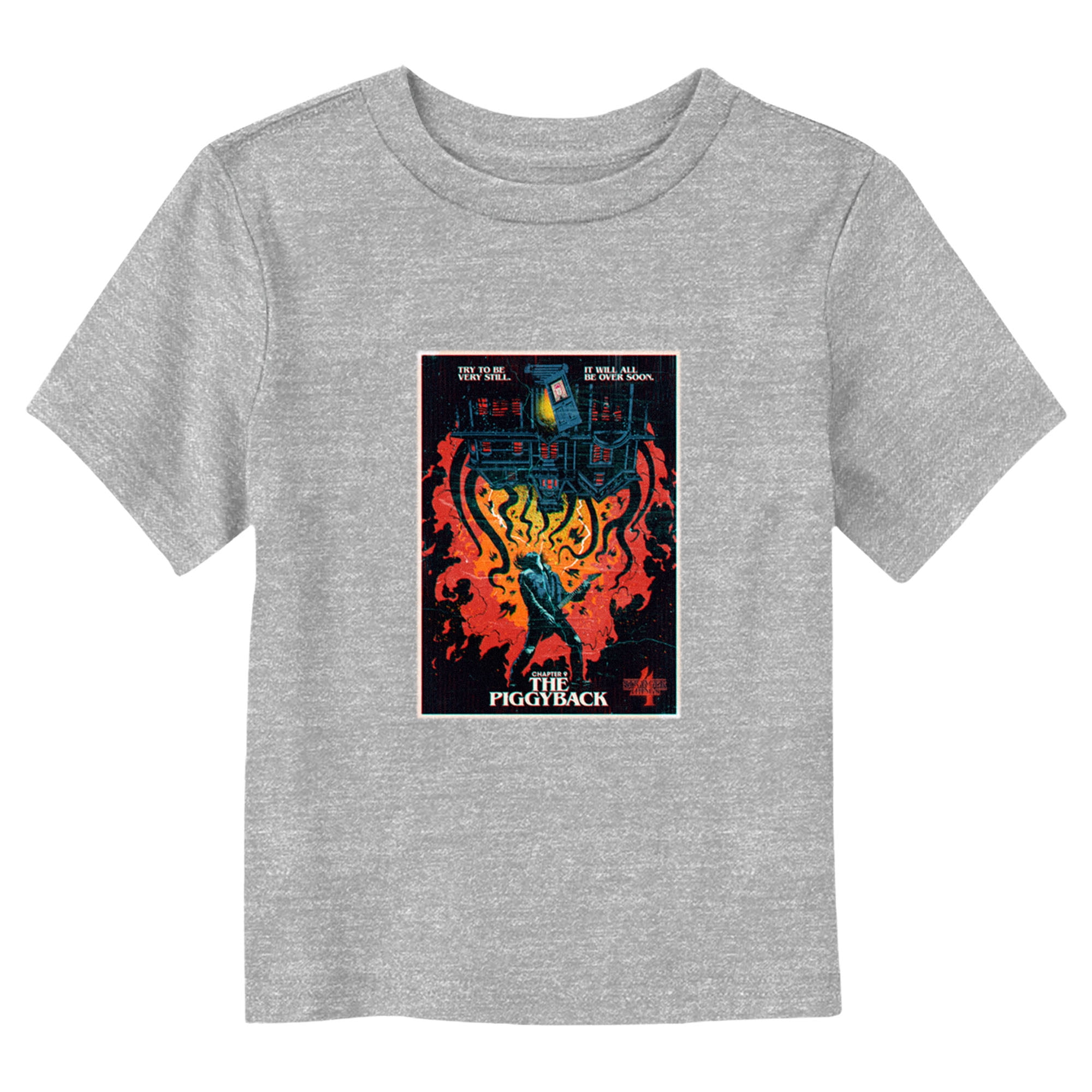Netflix Toddler's Stranger Things The Piggyback Poster Graphic T-Shirt ...