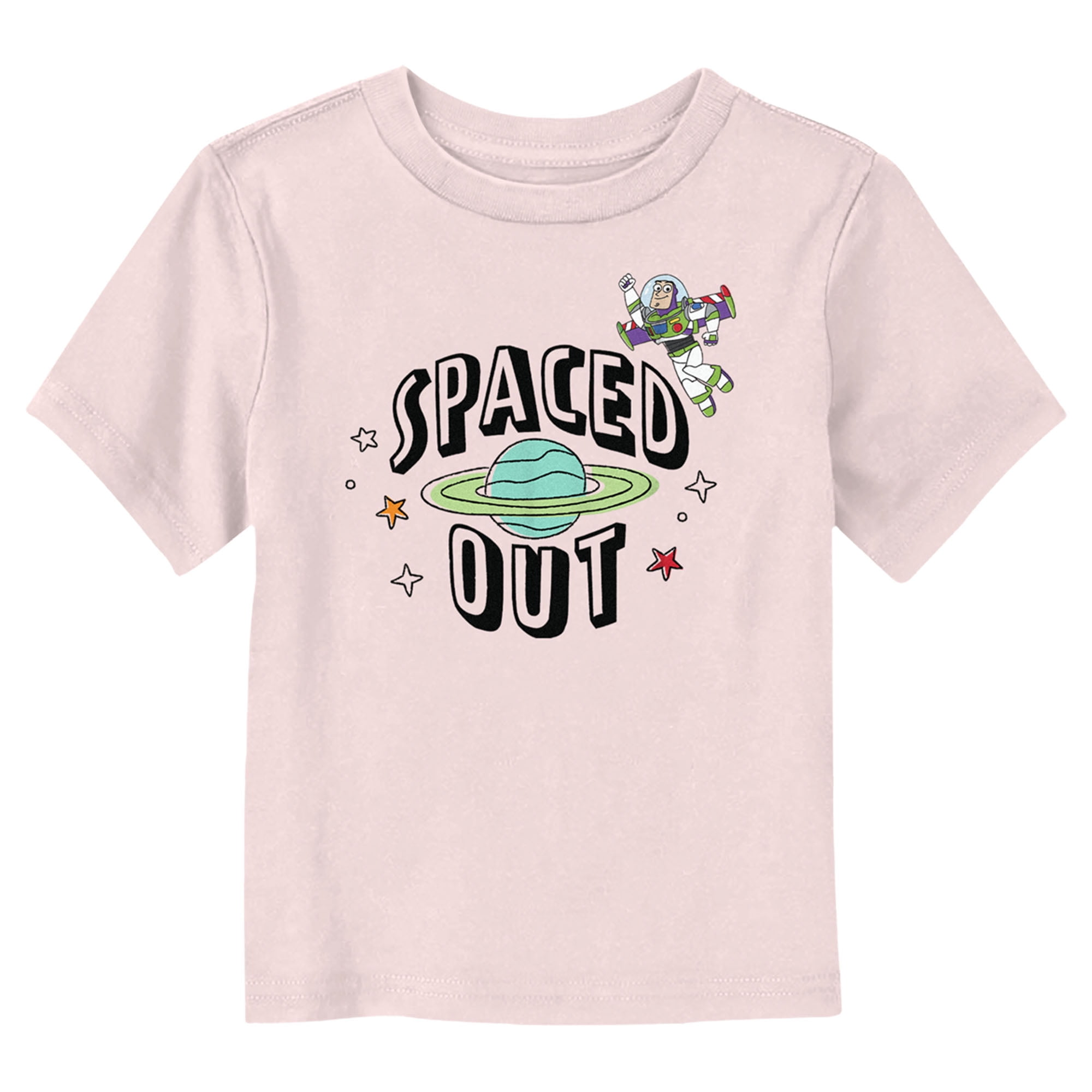 Toddler's Toy Story Planet Spaced Out Buzz Lightyear Graphic Tee Light ...