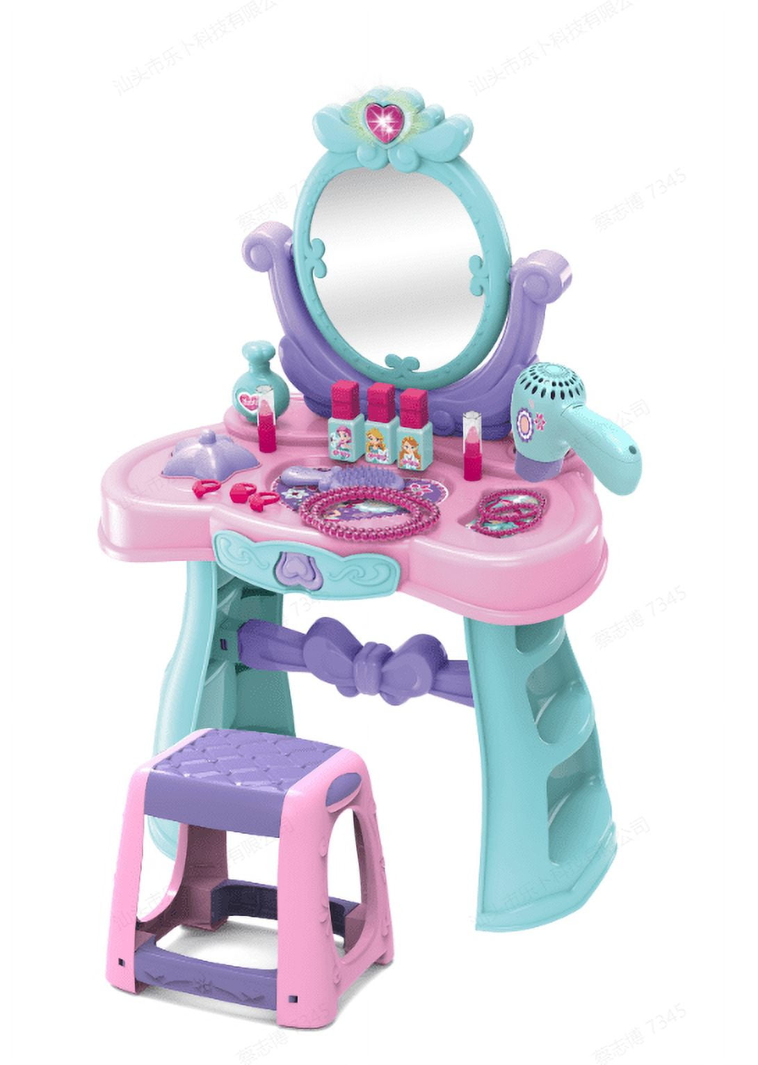 Toddler vanity set for 2 3 4 5 Year Old Girls, Toddler Vanity Makeup ...