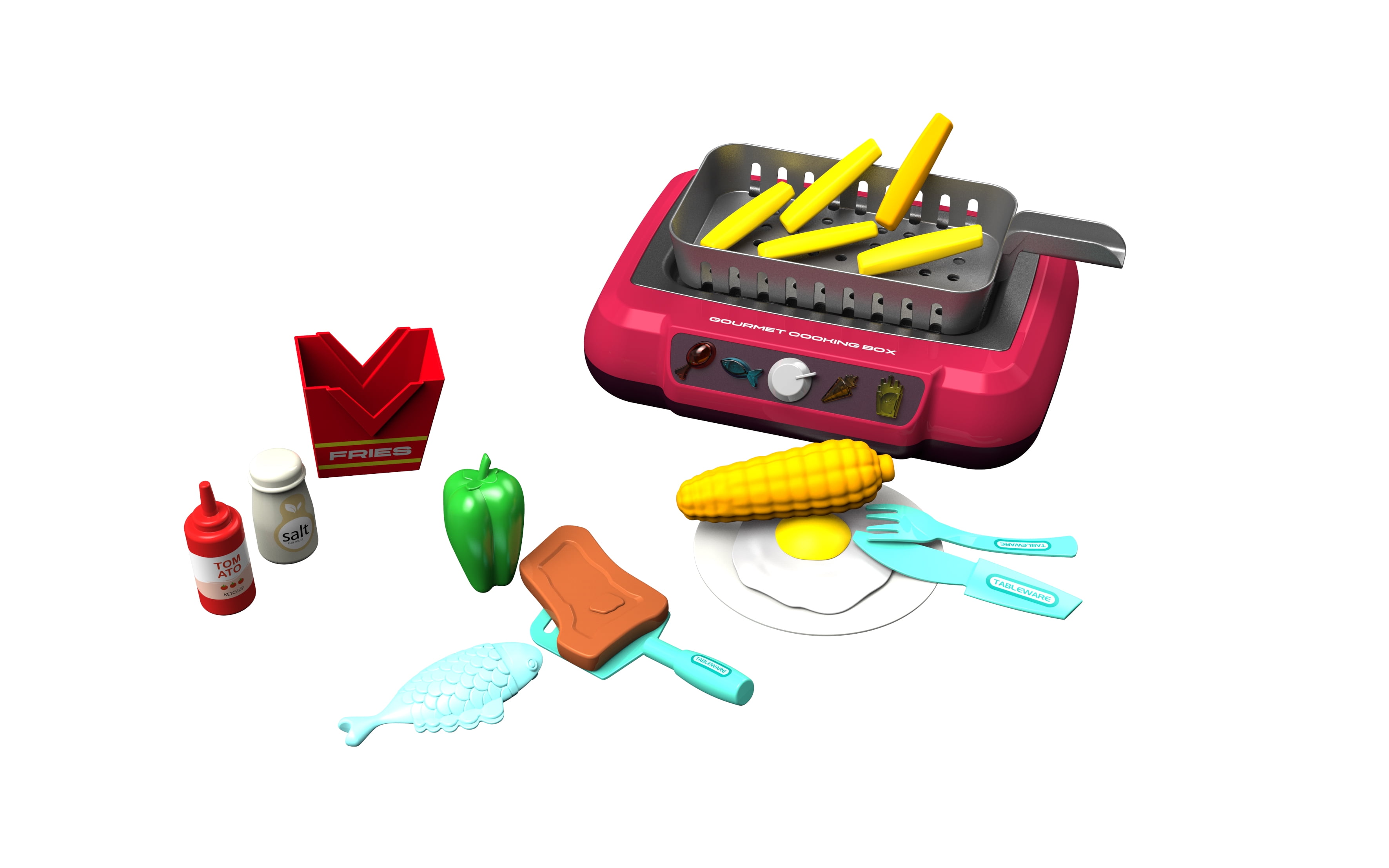 Toddlerino -DIY Pretend Play Kitchen Toy with Light,Toy Kitchen ...