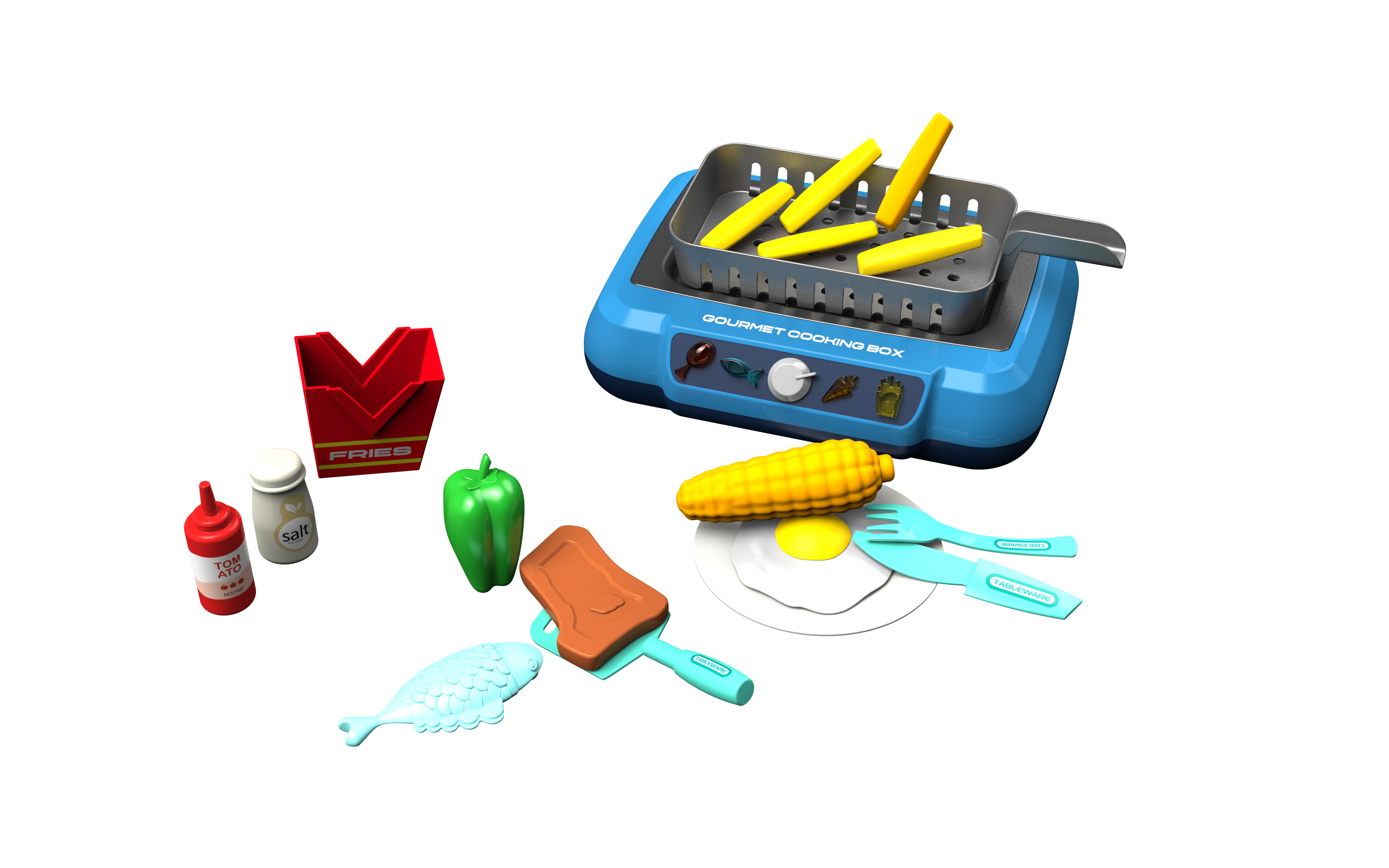 Imagination Generation Wood Eats! Tabletop Cooktop Kitchenette ...