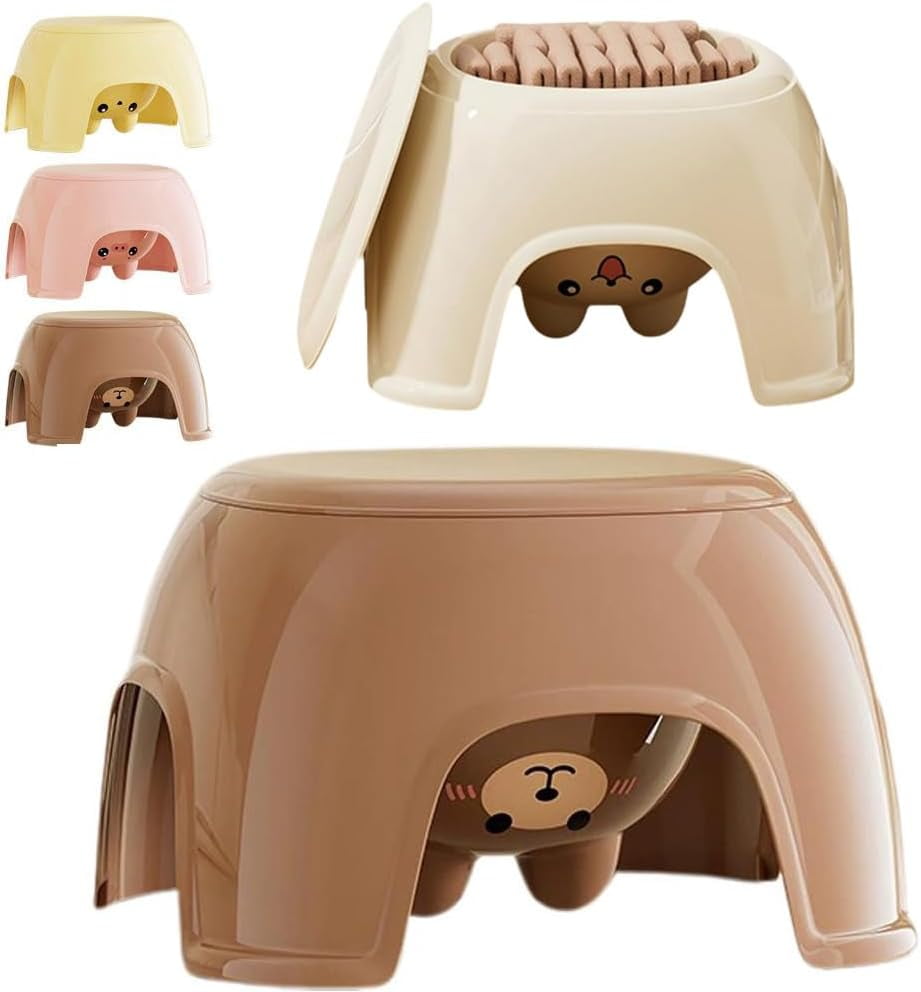 Toddlers Activity Chair Step Stool, 2-in-1 Shoe Changing Bench with ...