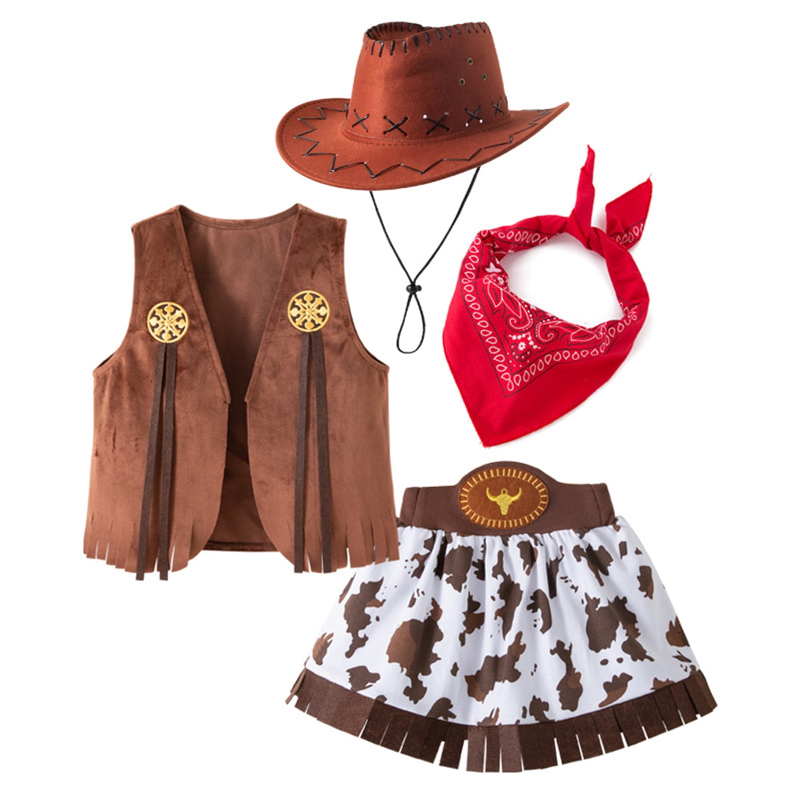 Toddlers Girls Role Play Outfits Set Girls Elegant Style Four Piece ...