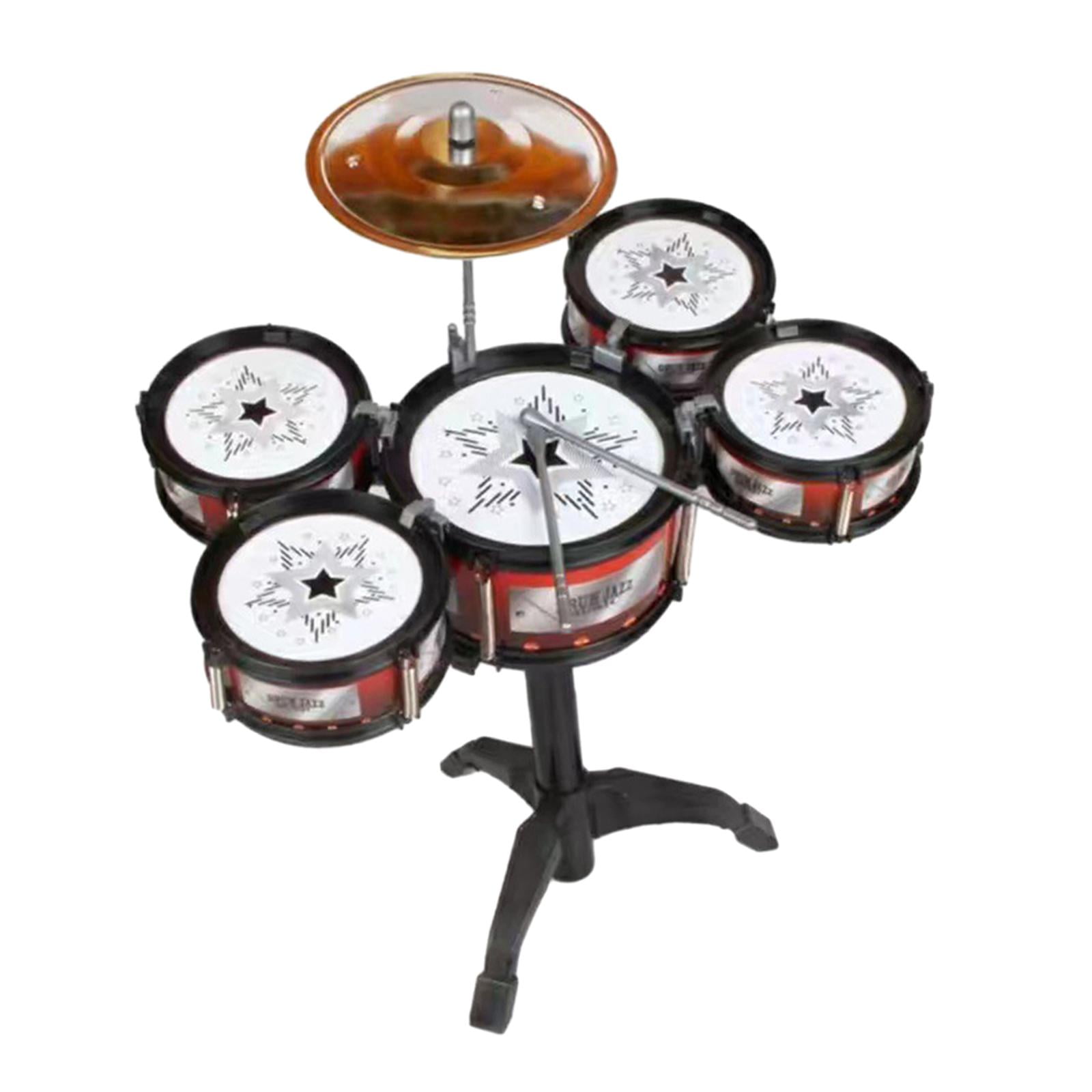 Toddlers Jazz Drum Set Kids Drum Set Playing Rhythm Beat Toy Musical ...