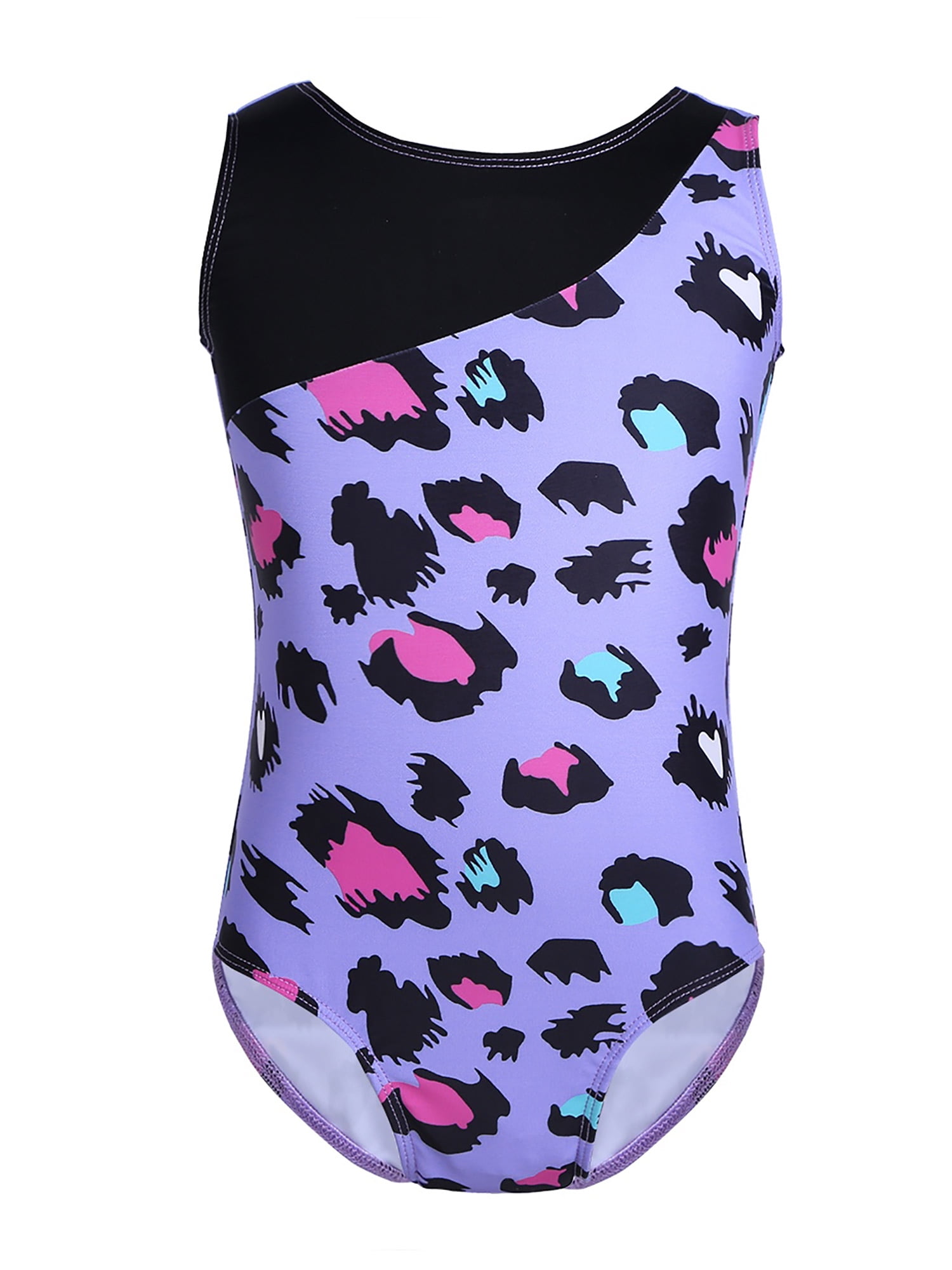 iEFiEL Stylish Leopard Print Gymnastic Ballet Dance Leotards for ...
