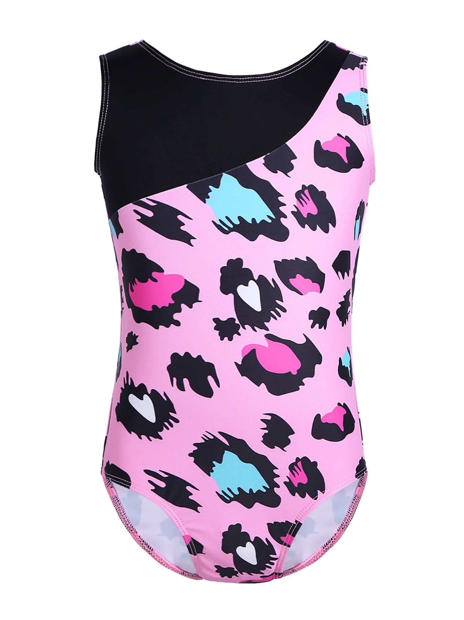 iEFiEL Stylish Sleeveless Ballet Dance Leopard (Girls) - Walmart.com