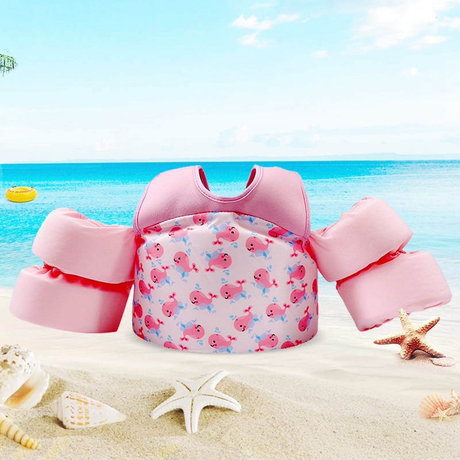 Toddlers Kids Swim Vest Arm Bands for Kids 3-5 Years, Swimming Arm ...