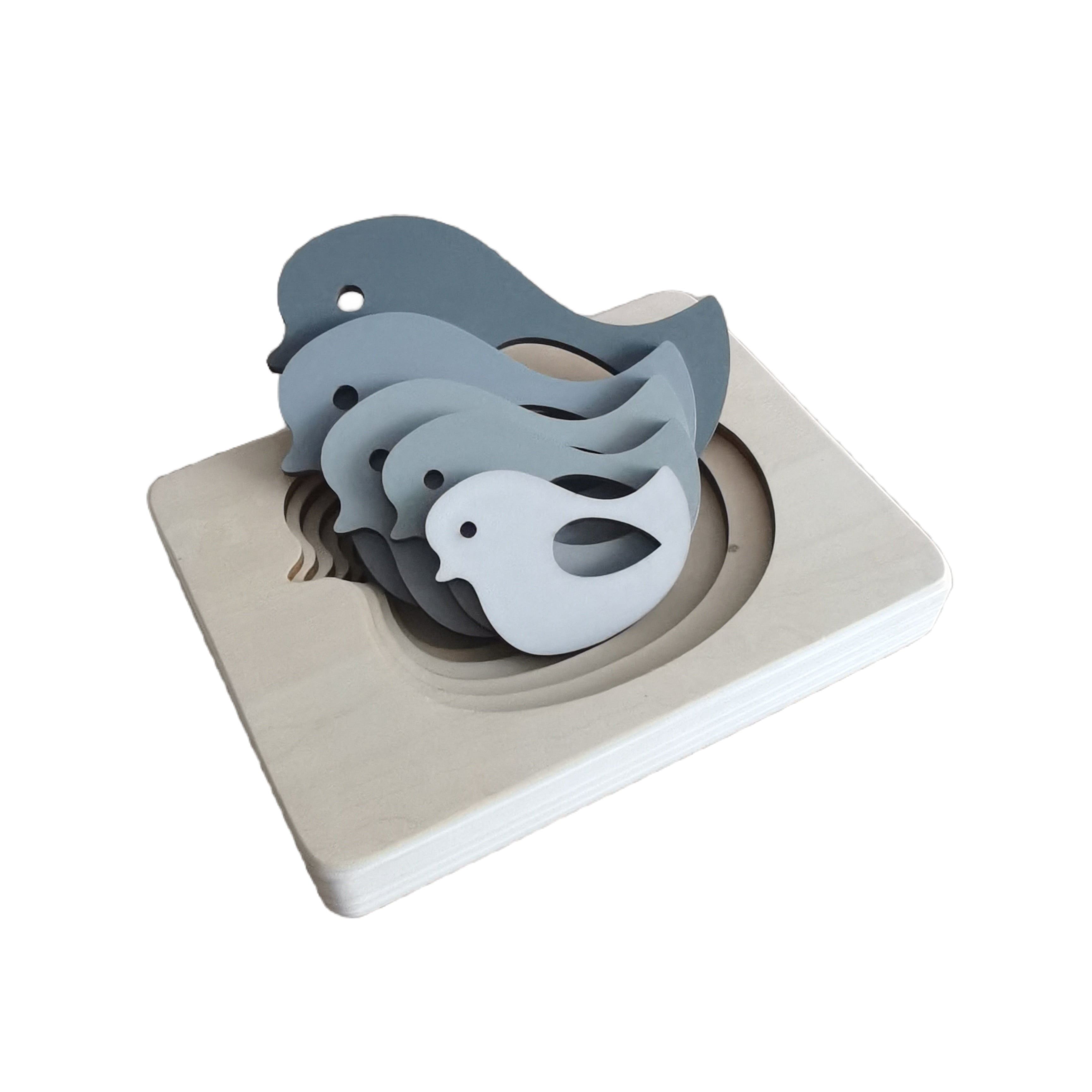 Toddlers Montessori Wooden Animal Puzzle Toys for Baby Boys Girls Gifts ...