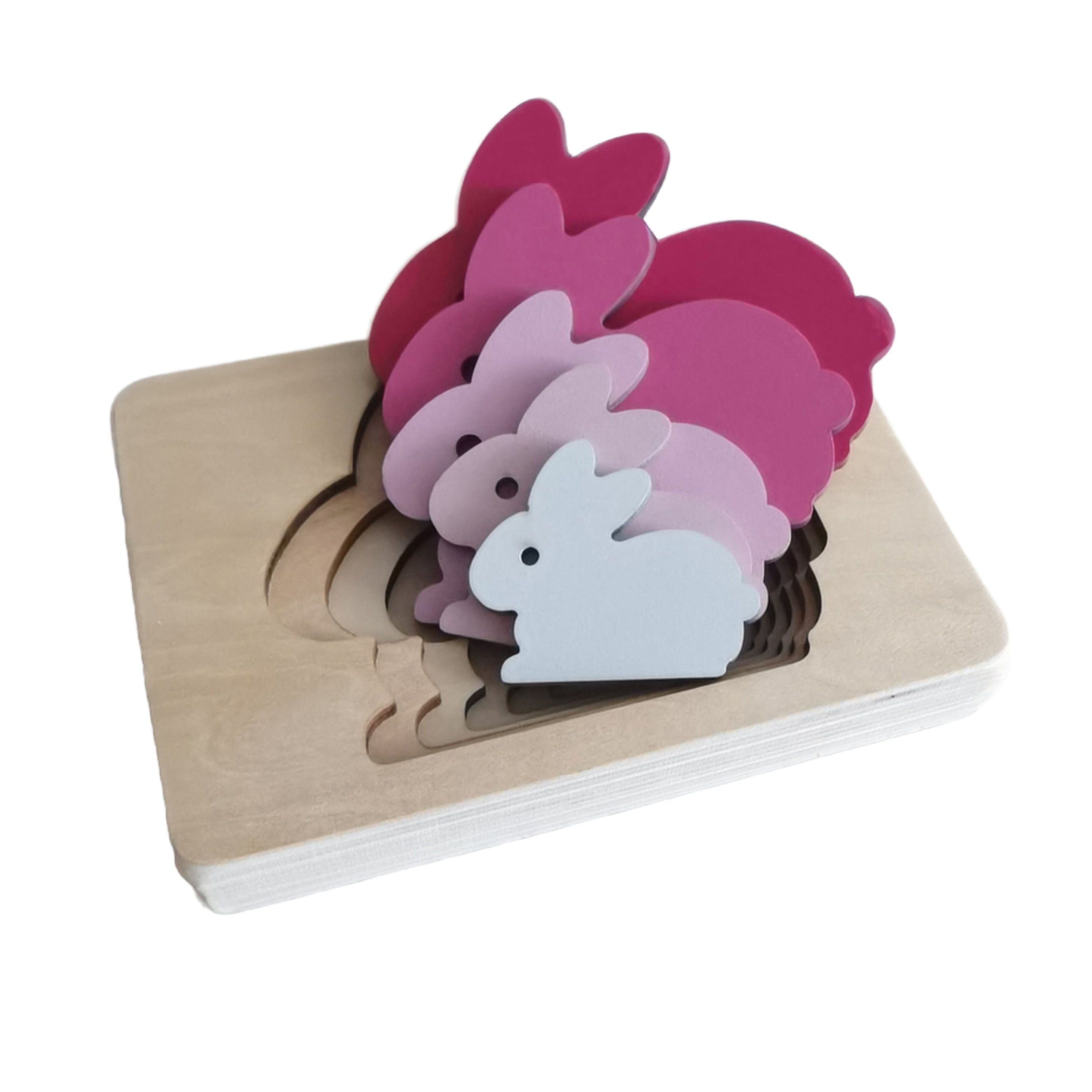 Toddlers Montessori Wooden Animal Puzzle Toys for Baby Boys Girls Gifts ...