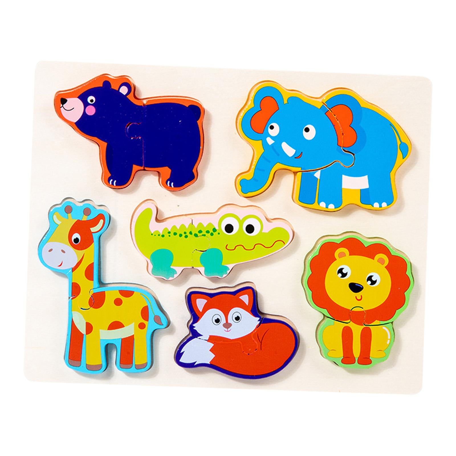 Toddlers Puzzles, Wooden Jigsaw Puzzles for 1 2 3 Year Old Girls Boys ...