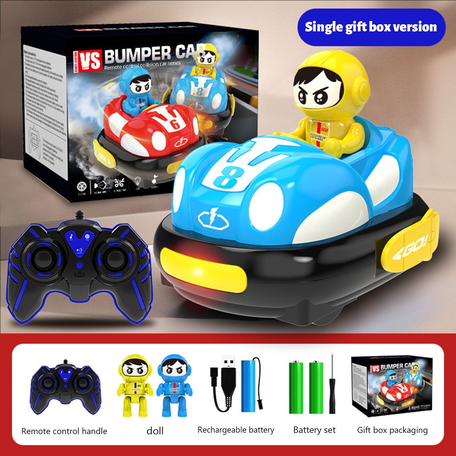 Toddlers Remote Control Cars For Kids, Boys RC Ejecting Bumper Car, RC ...