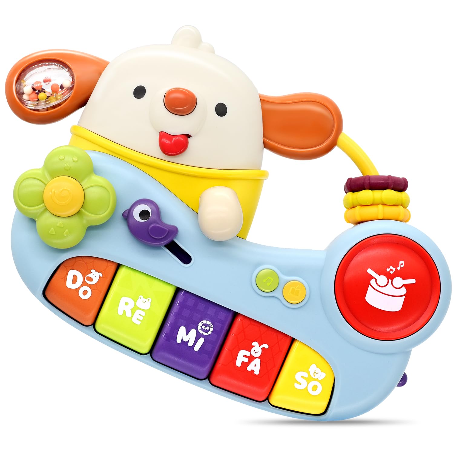 Toddlers Toy - Montessori Sensory Musical Toys Piano Keyboard Early ...