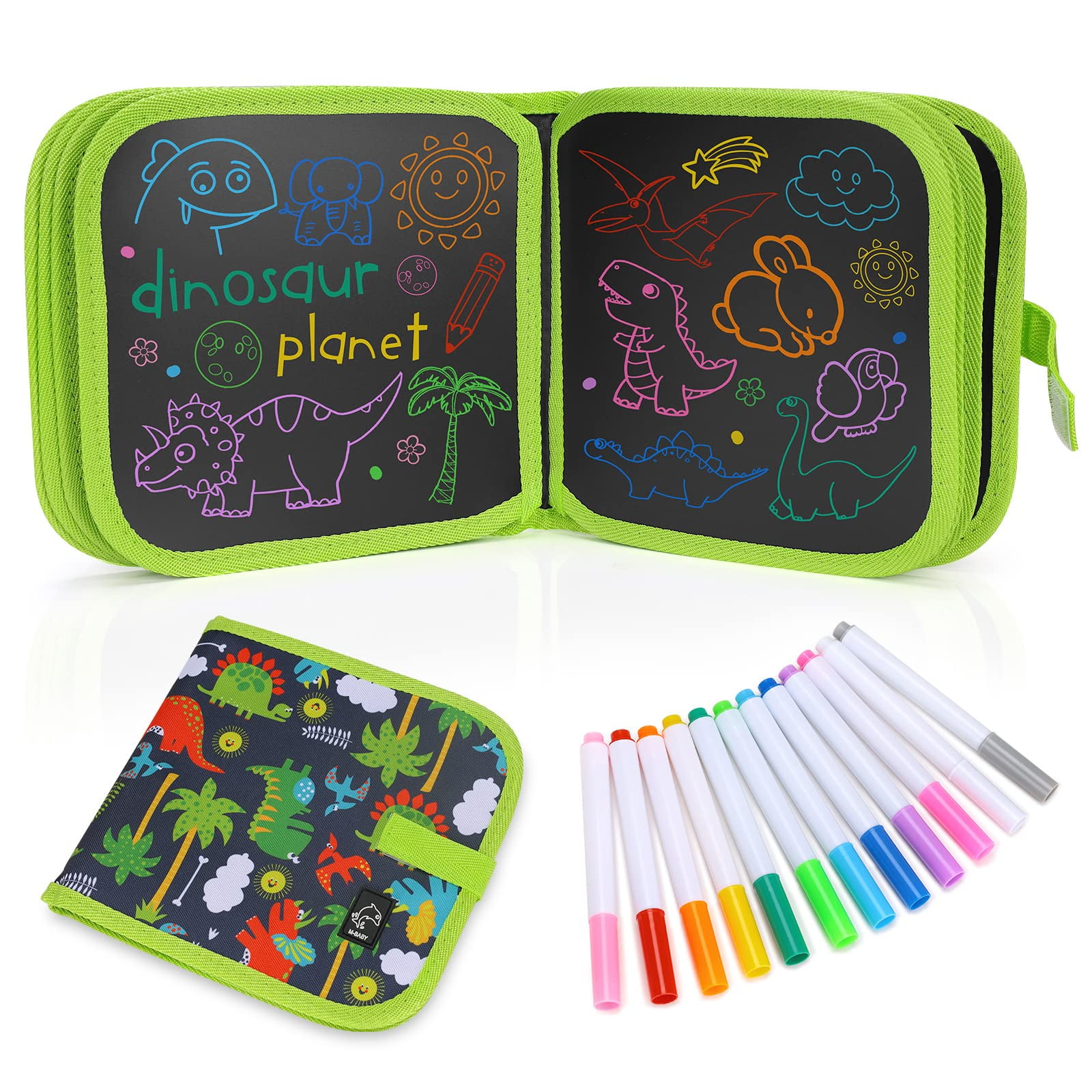Drawing Board Toy for Boys and Girls Aged 3-7, Erasable Doodle Book ...