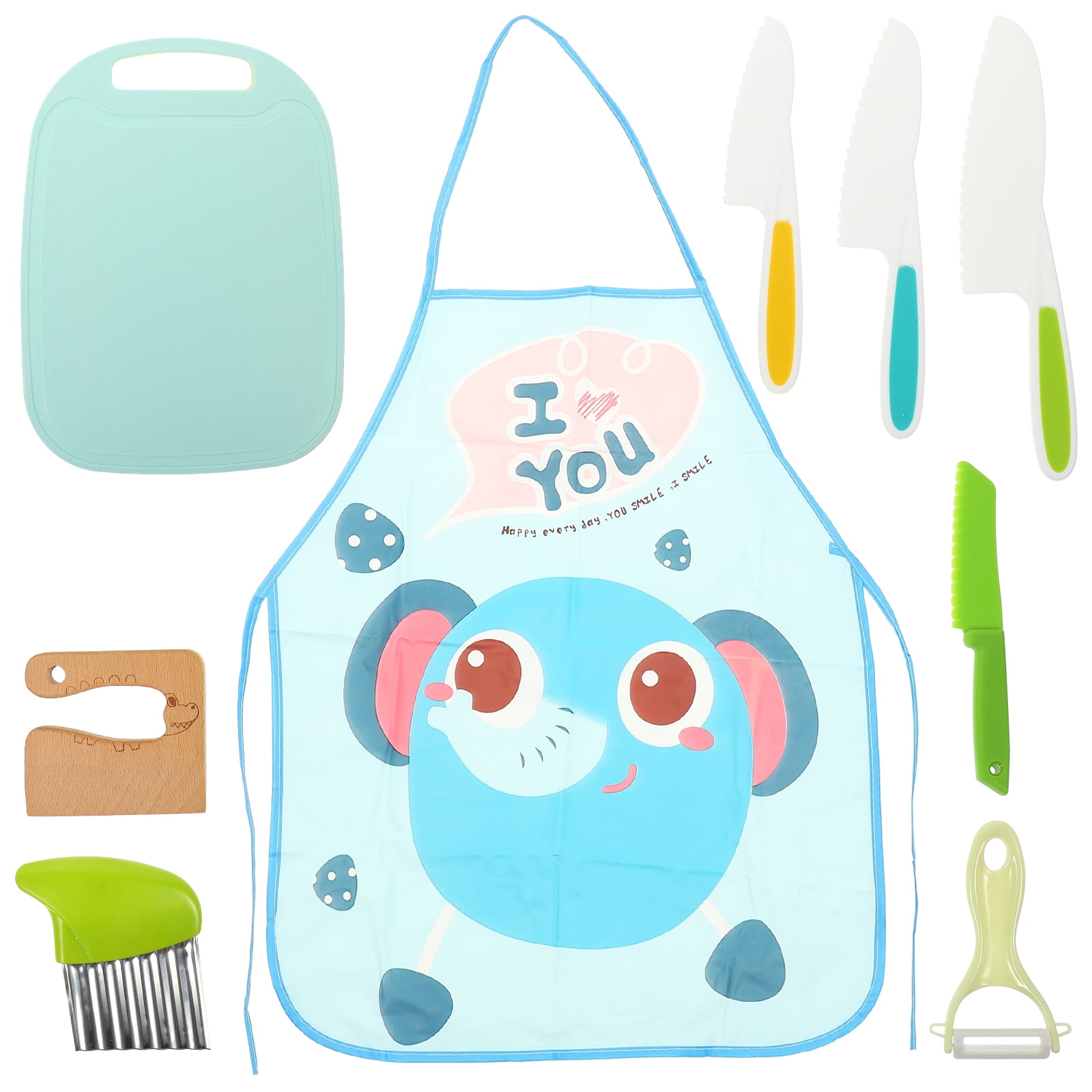 Toddlers Toys Kitchen Play Set Pretend Miniature Kids Cookware Utensil ...