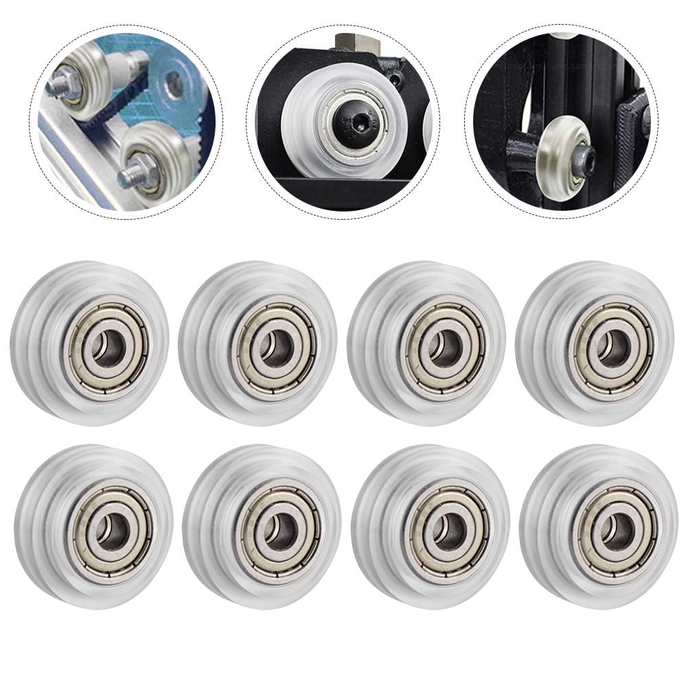 Toddmomy 13Pcs 3D Printer Roller Wheels for Wheel Alignment in 3D Printers with Plastic ...