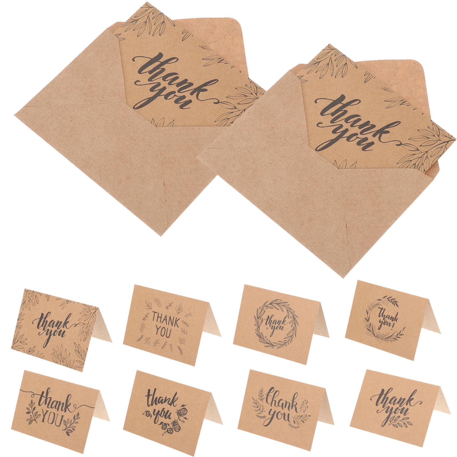 Toddmomy 16 Sets Thank You Cards Paper Small Business Customer ...