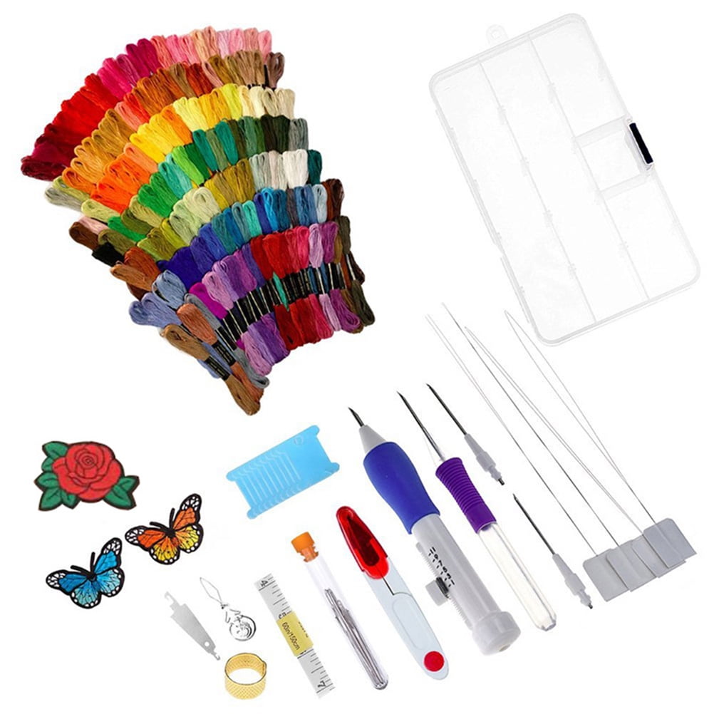 Toddmomy 1Pack Embroidery Pen Punch Needle Set for Sewing Supplies ...