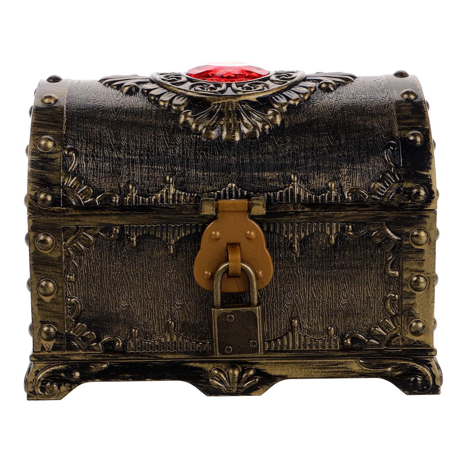 Toddmomy 1Pcs Mini Treasure Chest Plastic Jewelry Box for Party Favors ...