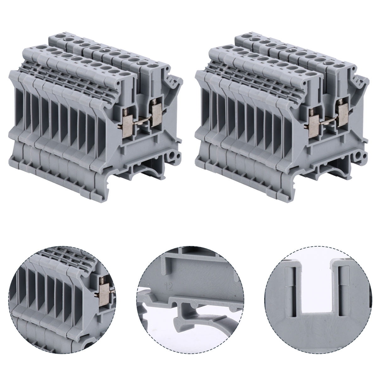 Toddmomy 20Pcs Uk3n Terminal Block Ground Terminal Block For Voltage Connection - Walmart.com