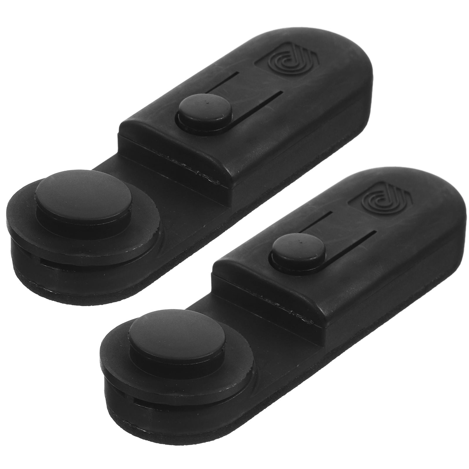 Toddmomy 2Set Guitar Strap Locks For Electric Guitar Bass Black Plastic ...