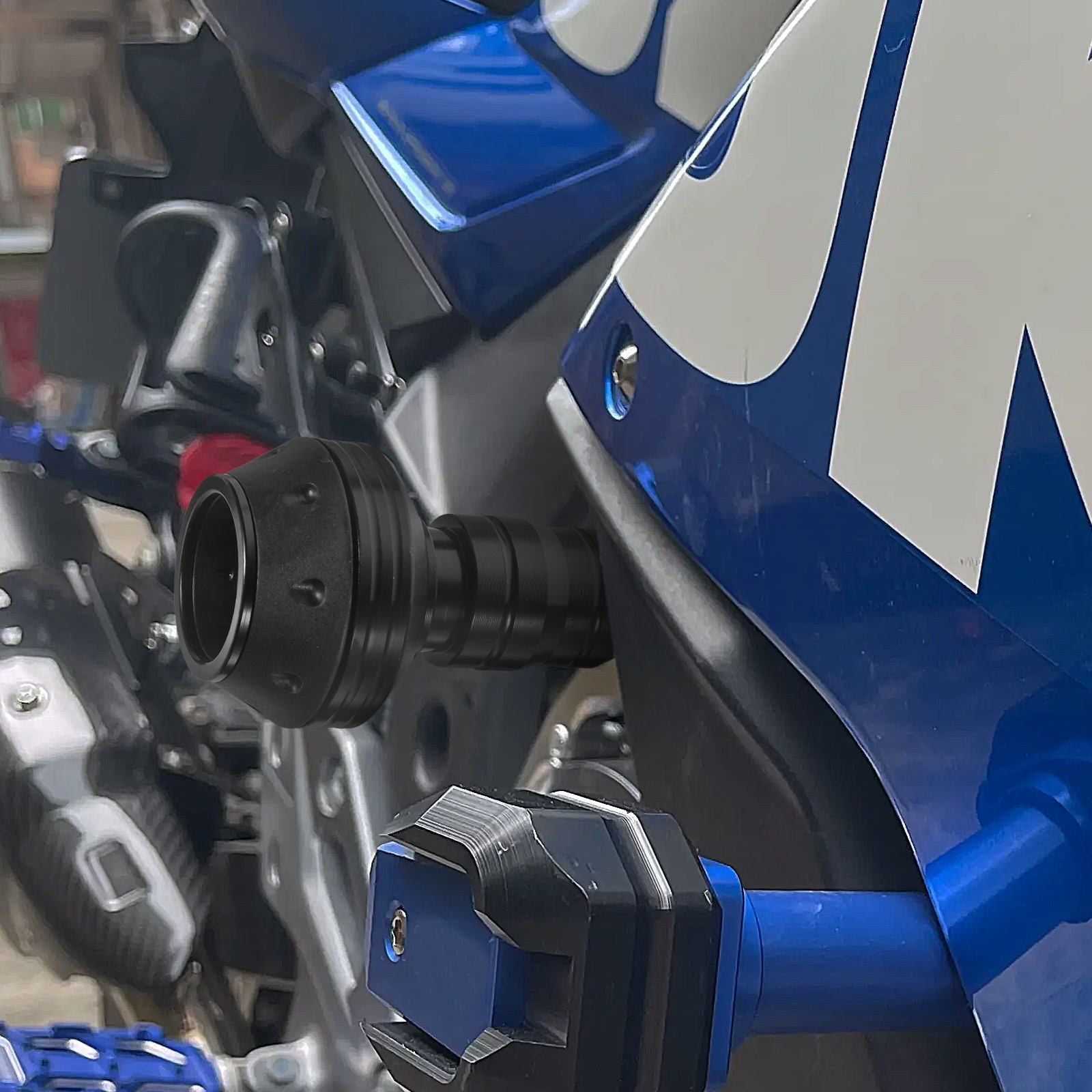 Toddmomy 2Set Motorcycle Collision Protectors Stick Shape Anodized ...