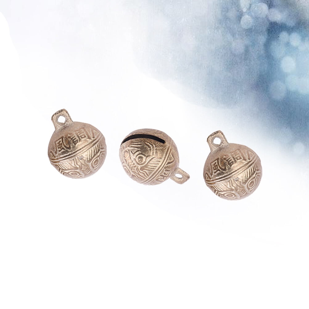Toddmomy 3Pcs Copper Bell for Necklace Bell and Wind Chimes Bells for ...