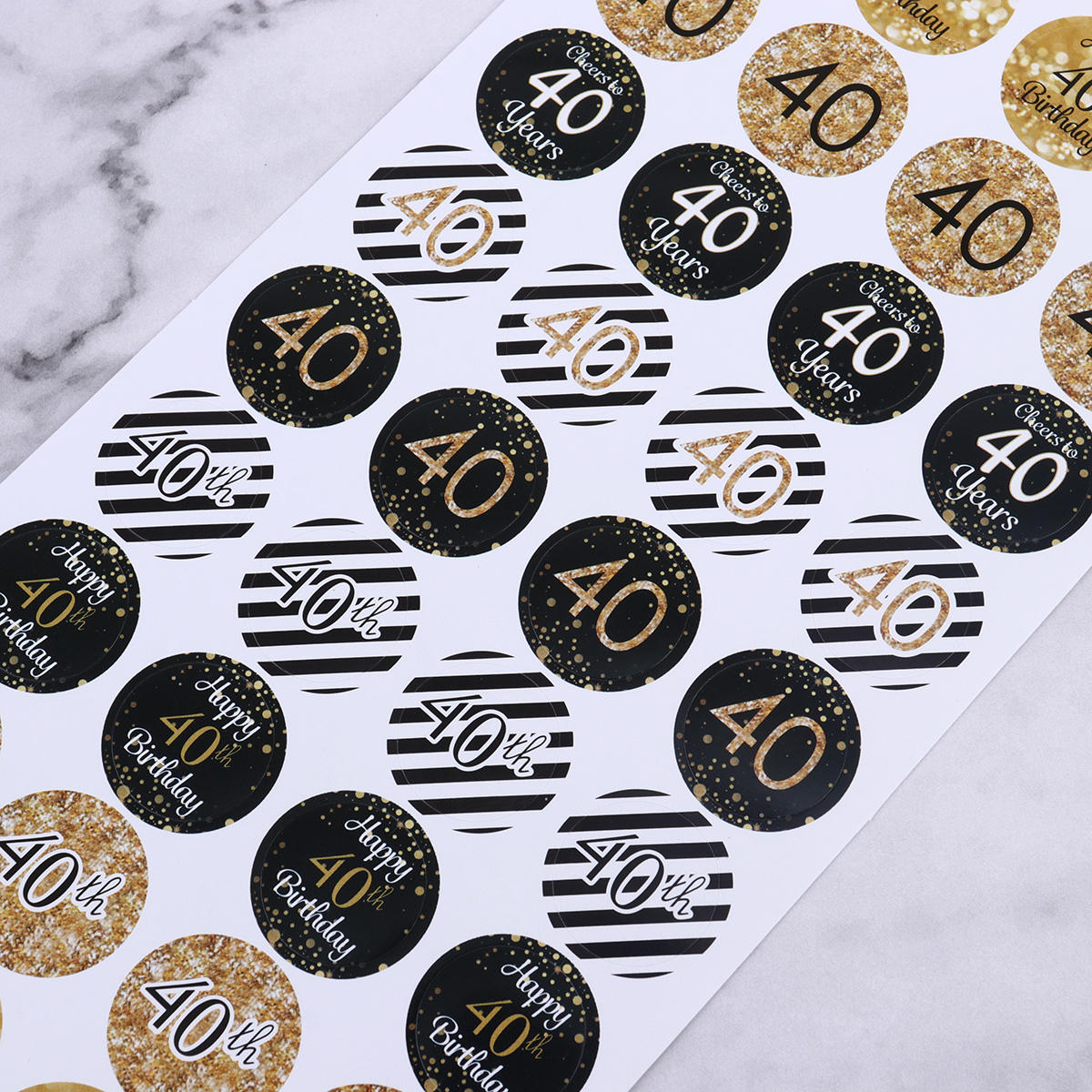 Toddmomy 432Pcs Self-Adhesive Packaging Stickers for Cake Boxes and ...