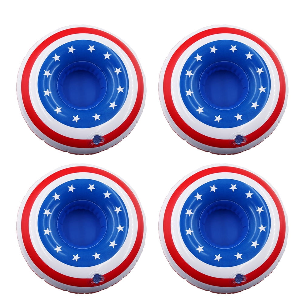 Toddmomy 4Set Square Multi Color Floating Coasters For Tableware Holder ...