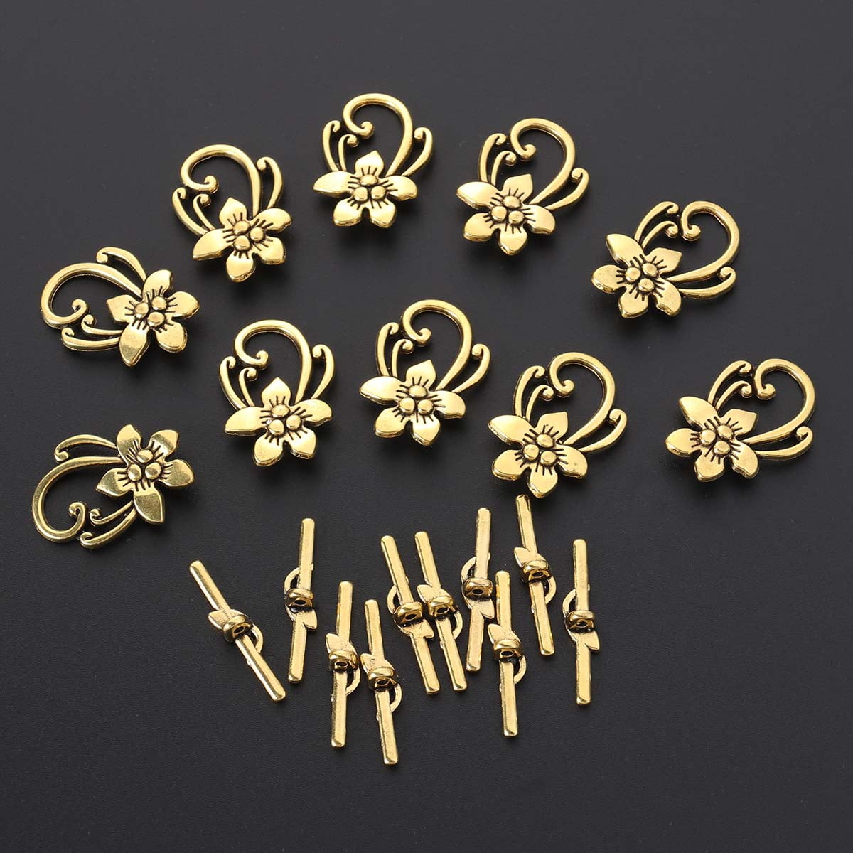 Toddmomy 55 Toggle Clasps Connector DIY Projects Crafting Friends ...