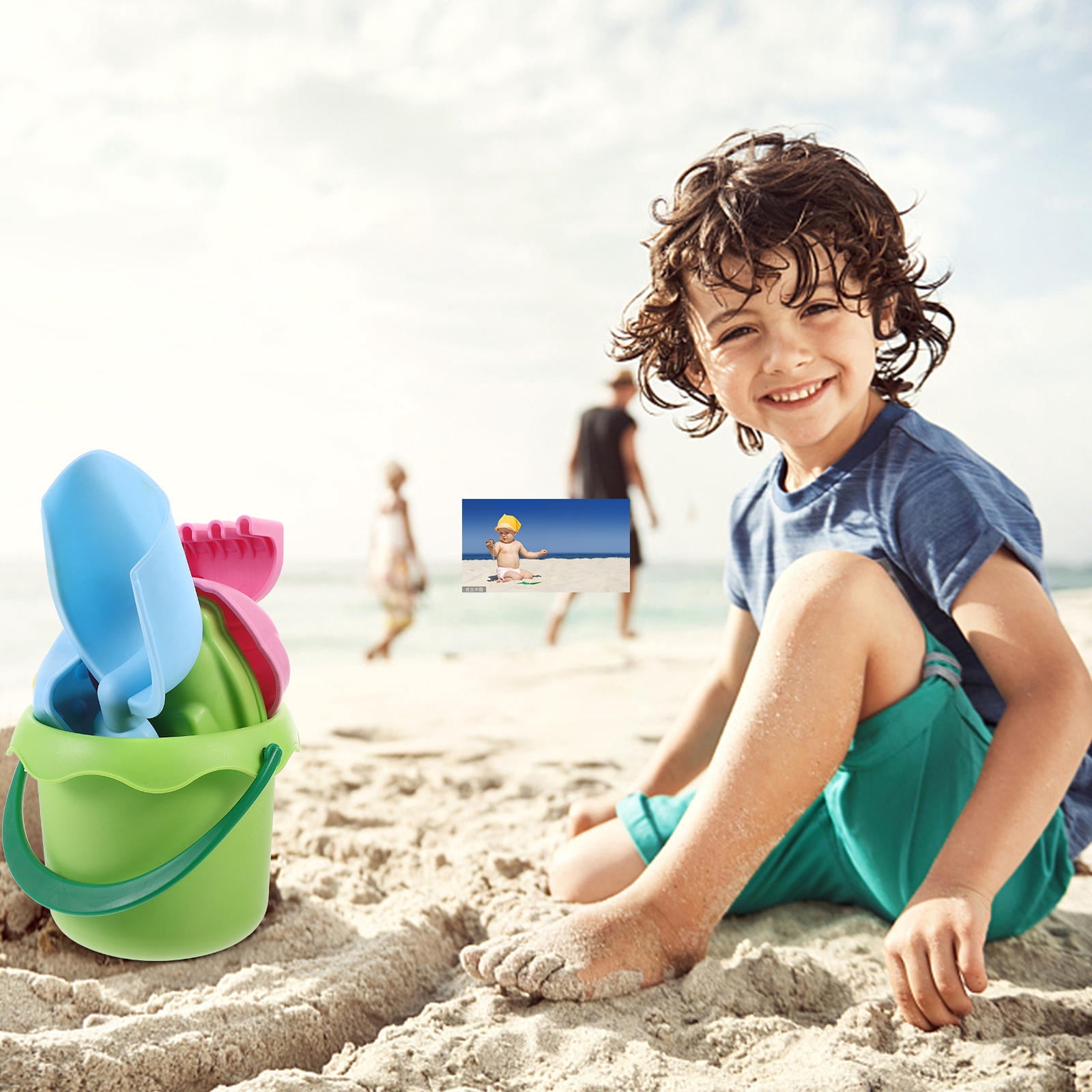 Toddmomy 6Set Beach Toys Sand and Water Mixing Toy for Boys Girls ...