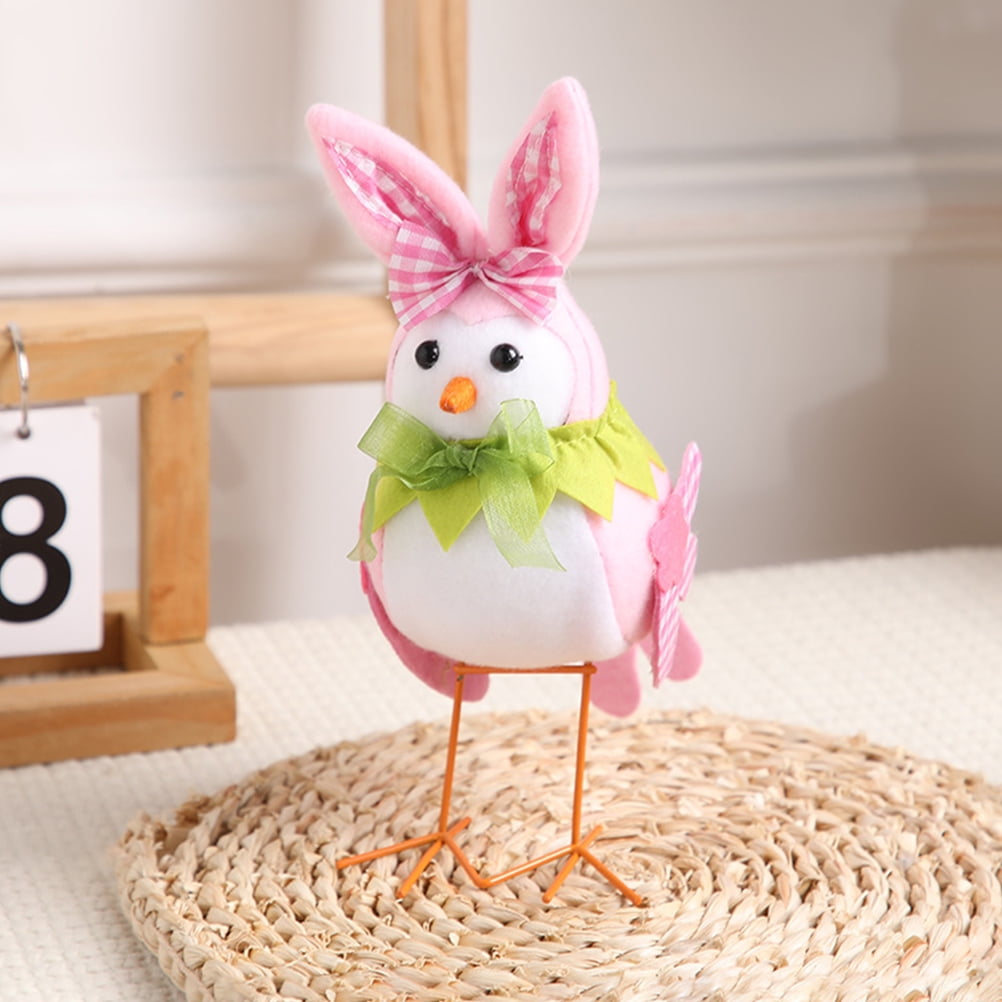 Toddmomy Cute Bird Stuffed Toy Pink 8.3x6.3x3.3in 1Pack Plush Bird ...