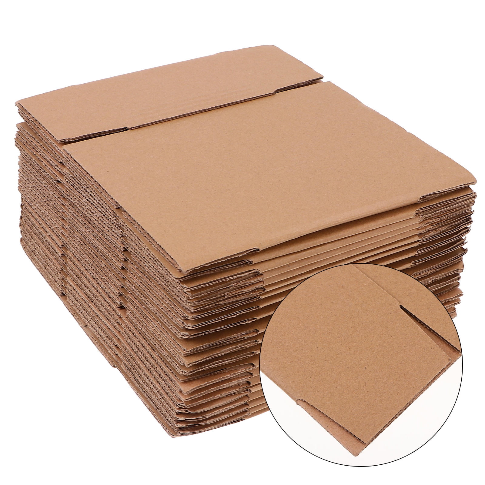 Toddmomy Khaki 20Set Small Cube Carton Boxes for Packaging and Mailing ...