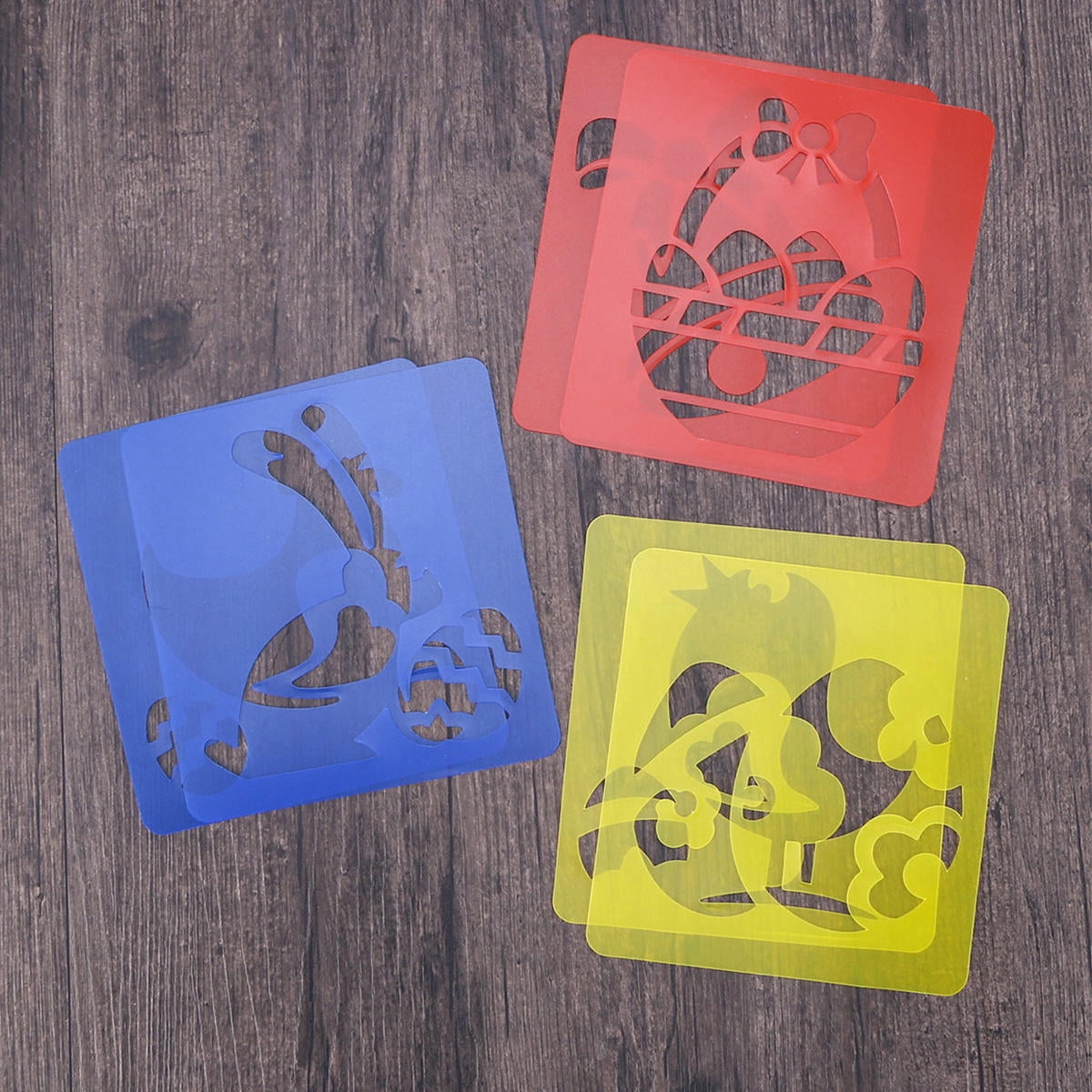 Toddmomy Kids Tracing Stencils 14x5.9in for Crafts Reusable PP Plastic ...