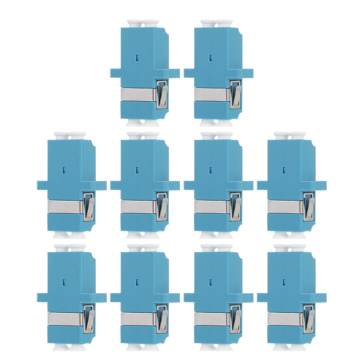 Toddmomy Plastic Fiber Optic Adapter 10Pcs Sky-Blue Singlemode Optical ...