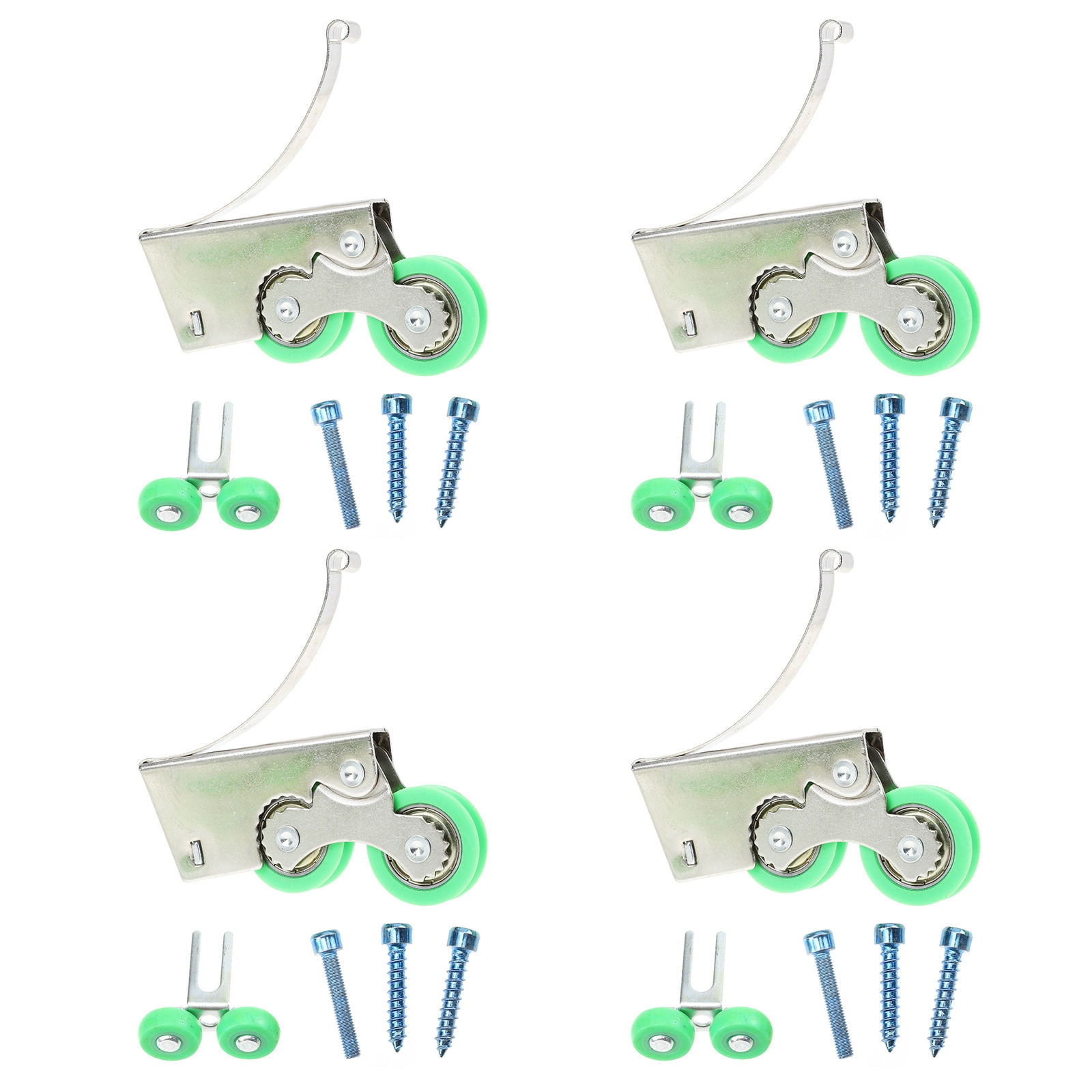 Toddmomy Sliding Track Wheels 4Set for Doors and Windows Upgrade ...