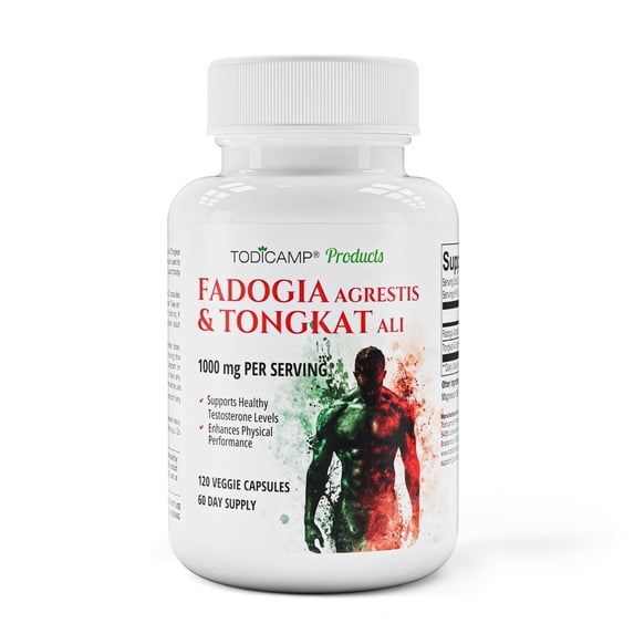 Todicamp Fadogia Agrestis Tongkat Ali Complex 1000mg Male Performance ...