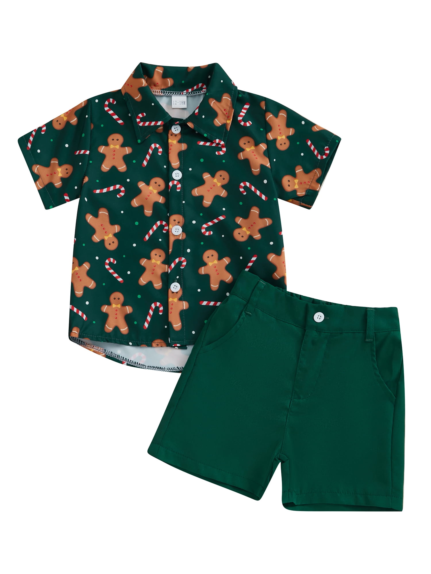 Todlder Kids Little Boy Christmas Clothing Set 12 18 24 Months 2T 3T 4T ...