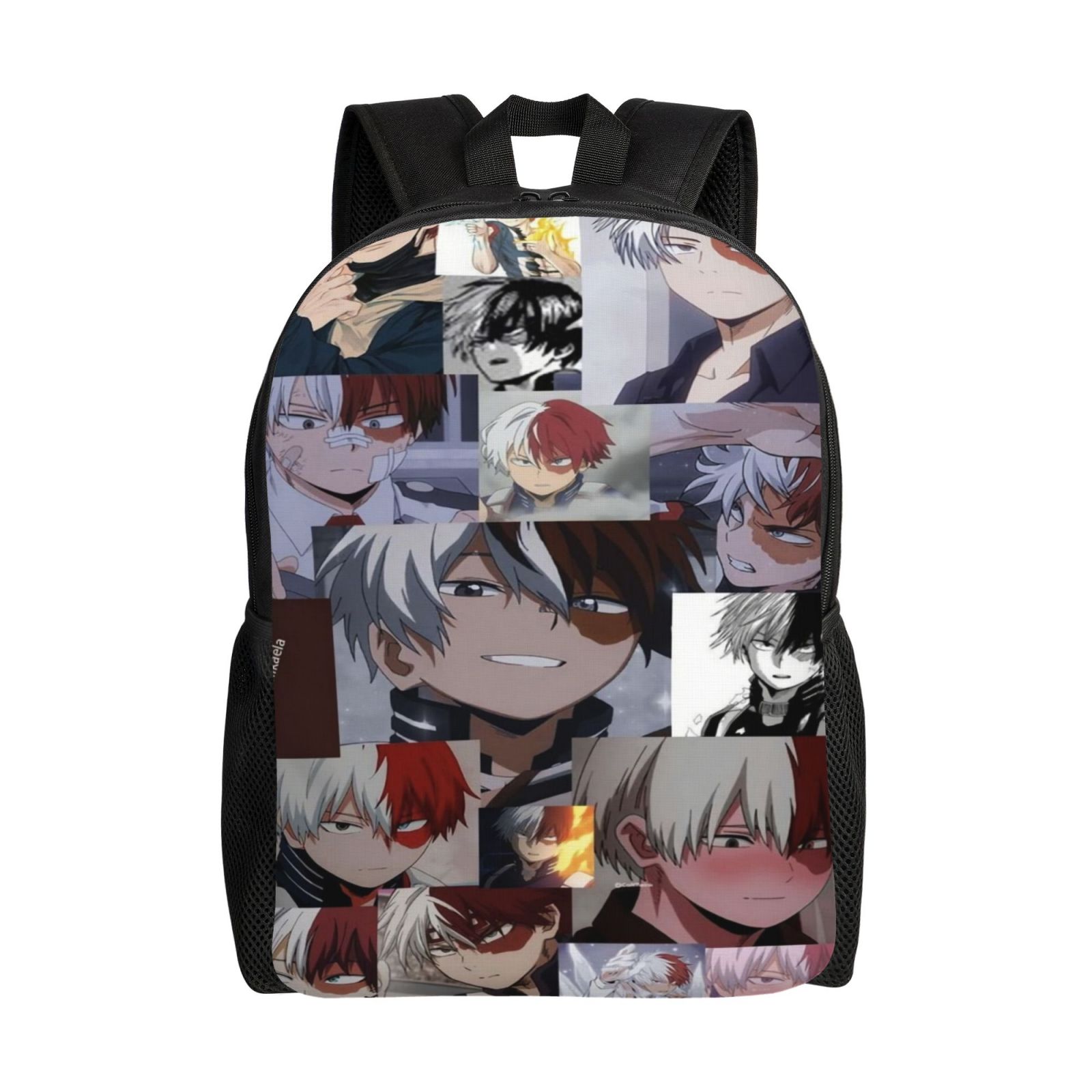 Todoroki Shoto Anime 3D Printed Backpack My hero Academy multi-purpose ...