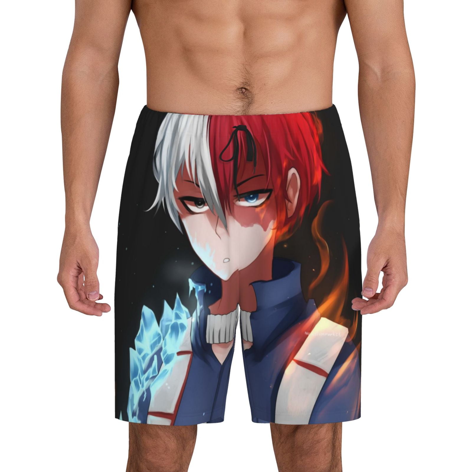 Todoroki Shoto My Hero Academia Men's Short Pajama Pants Lightweight ...
