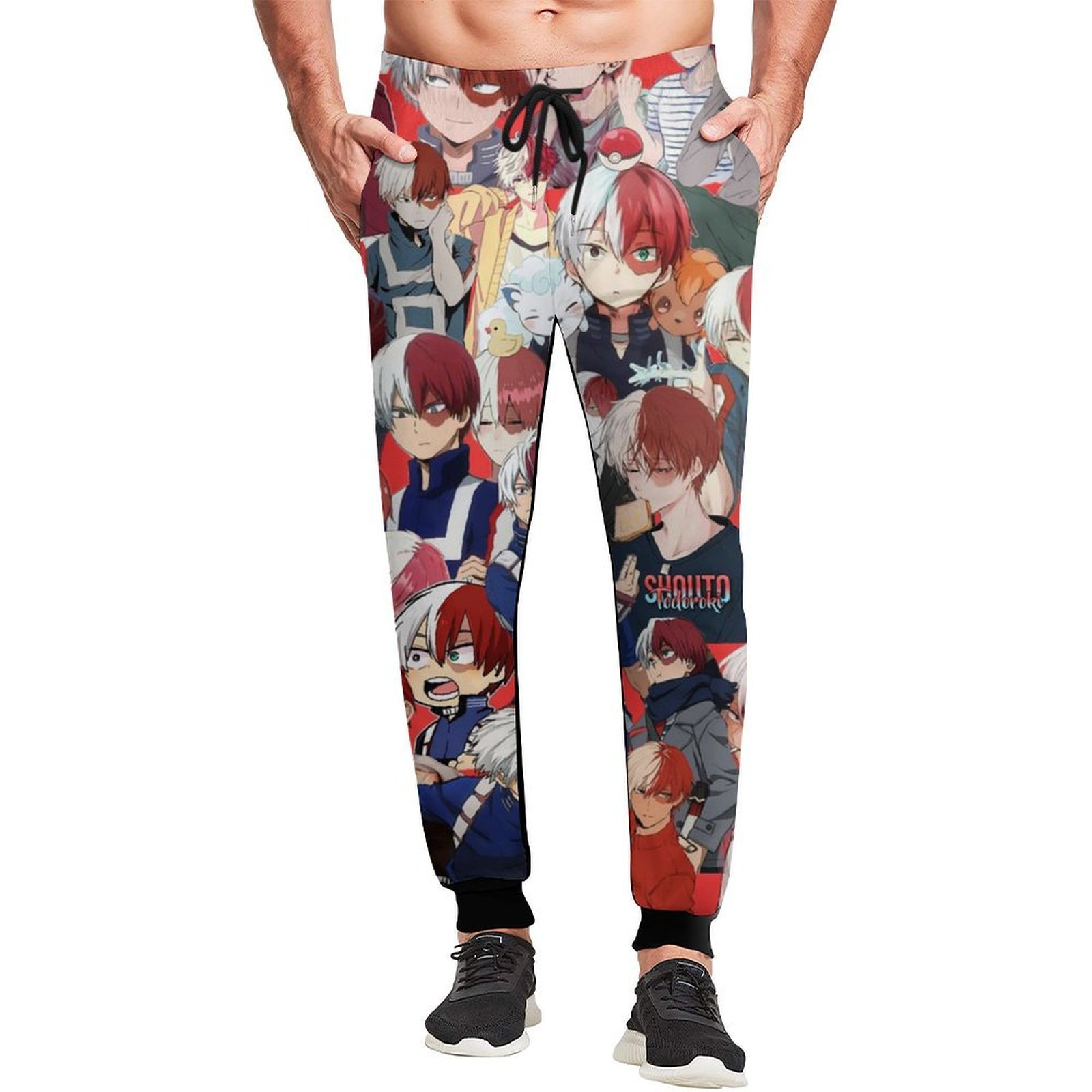 Todoroki Shoto My Hero Academia Men's Sweatpants 3D Printing Casual ...
